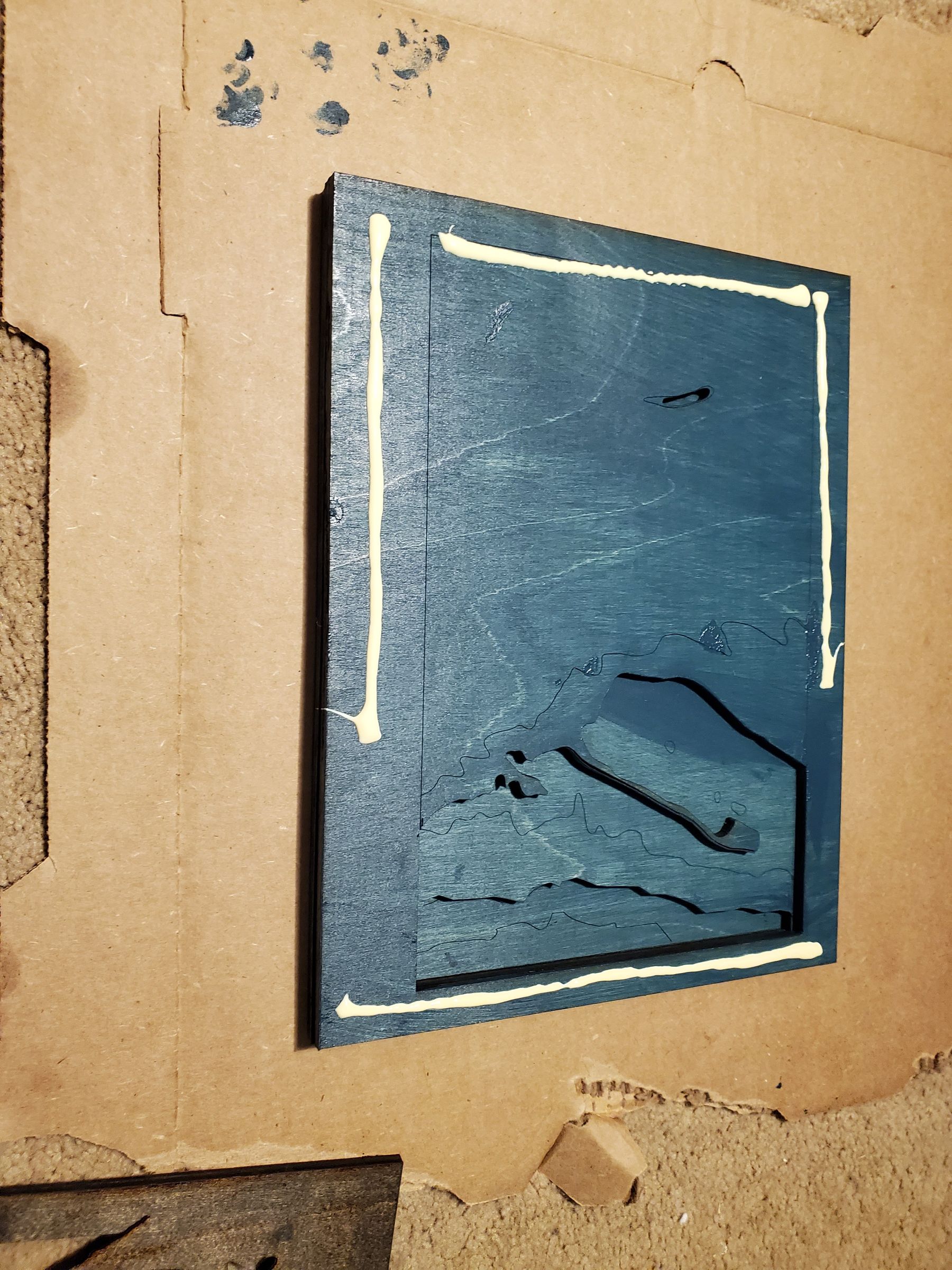 Custom Nautical Chart With Accompanying Bathymetric Contours : 5 Steps ...