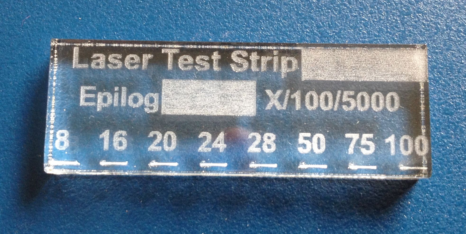 Track Your Laser Engraver's Cutting Power With Test Strips : 3 Steps ...