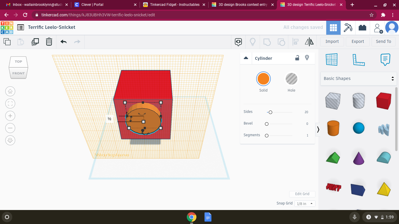 Print a Fidget (tinkercad/3-d Printing) : 45 Steps - Instructables