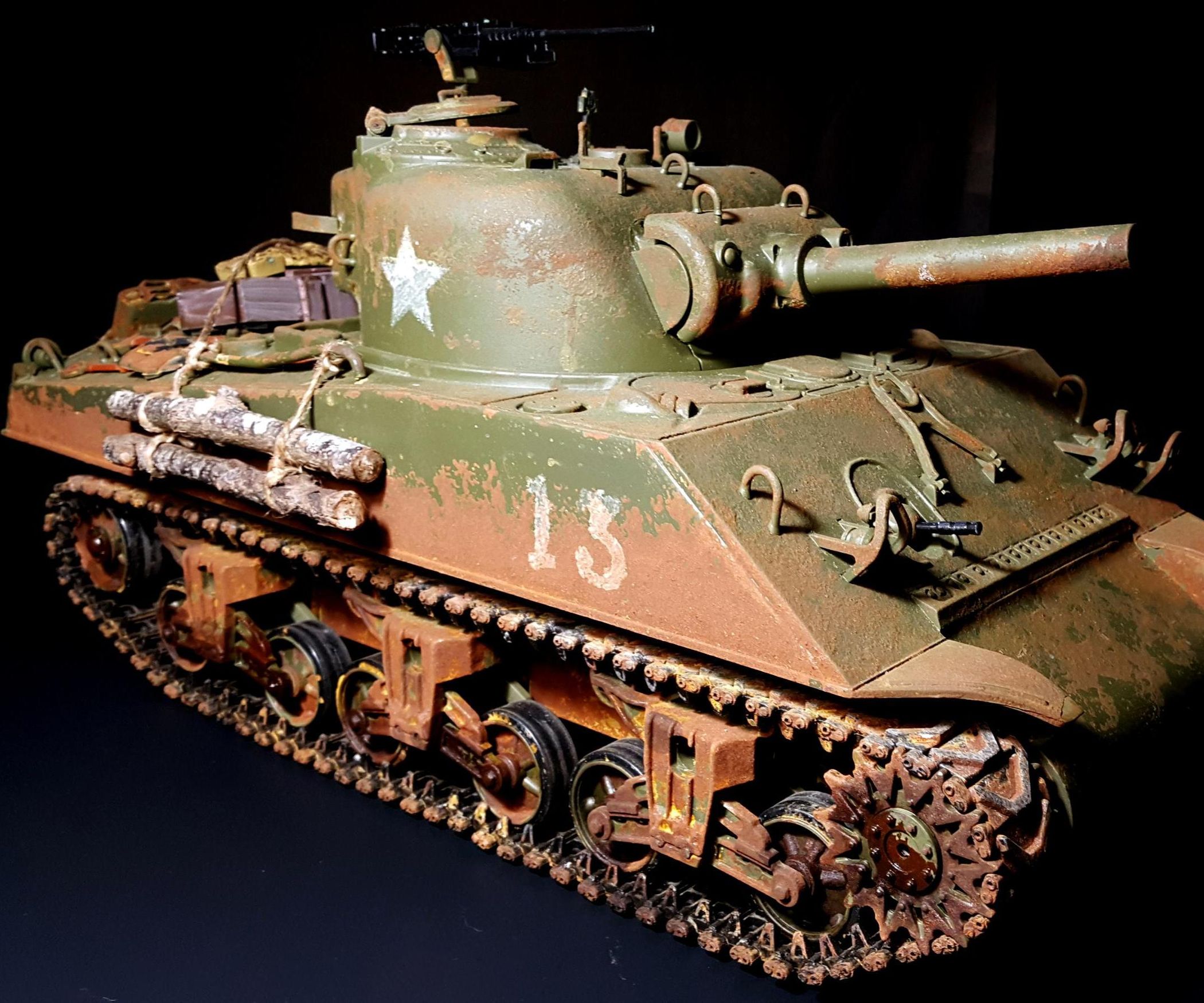 Weathering Sherman Rc Tank : 3 Steps - Instructables