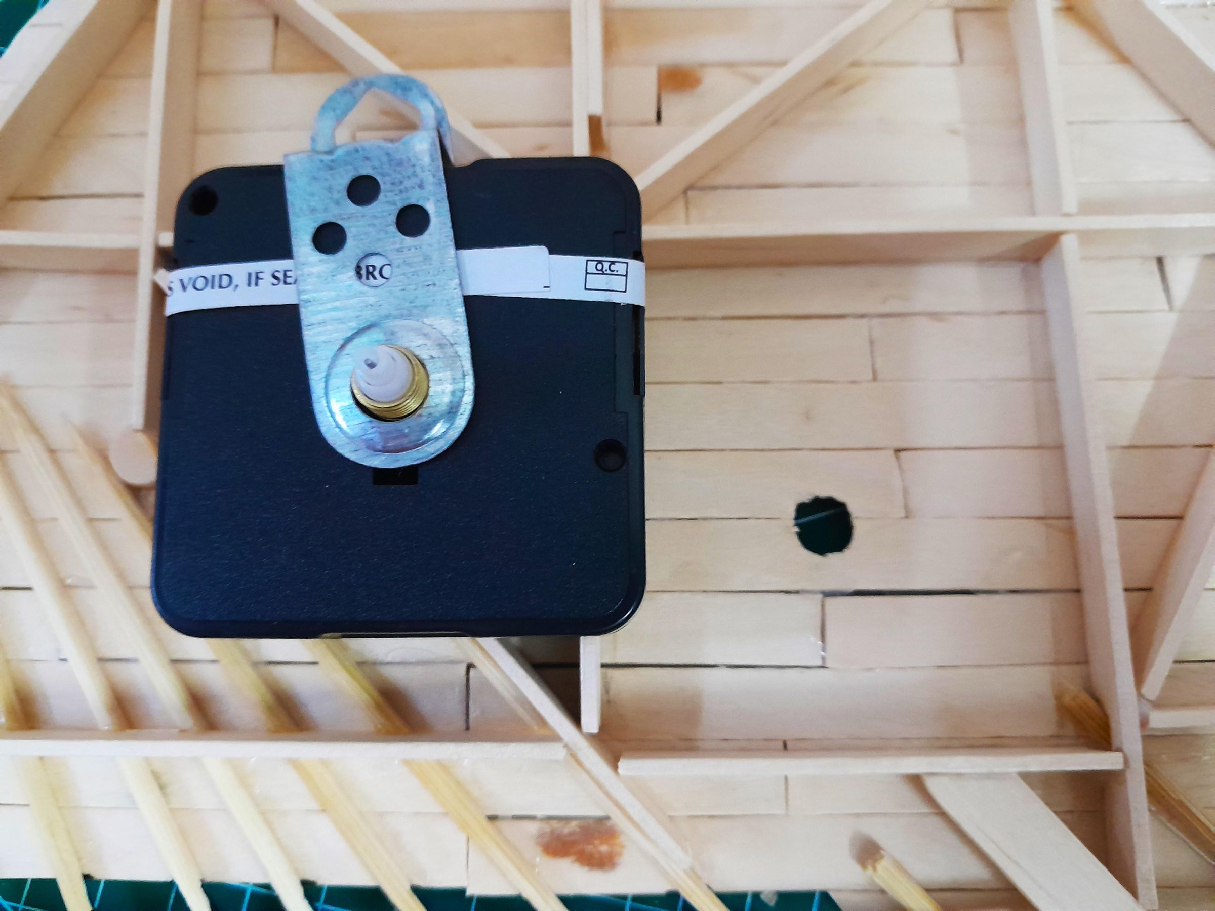 "Time Heals": Artisan Clock, Hobby Project From Simple Wooden Items ...