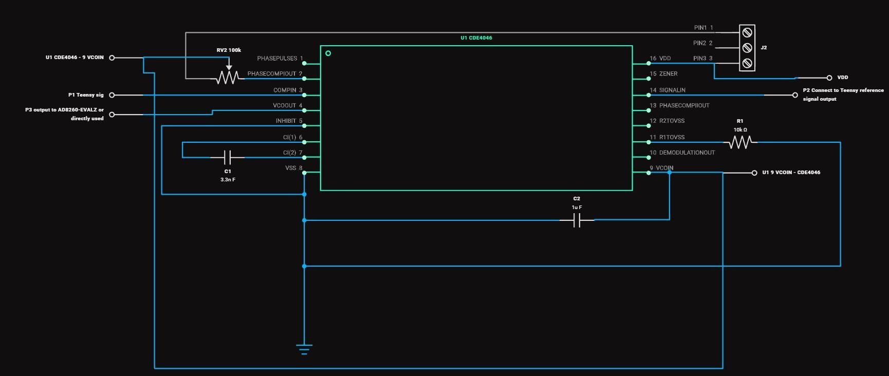 Phase LockLoop CD4046 1Mhz PLL (help Needed) - Instructables