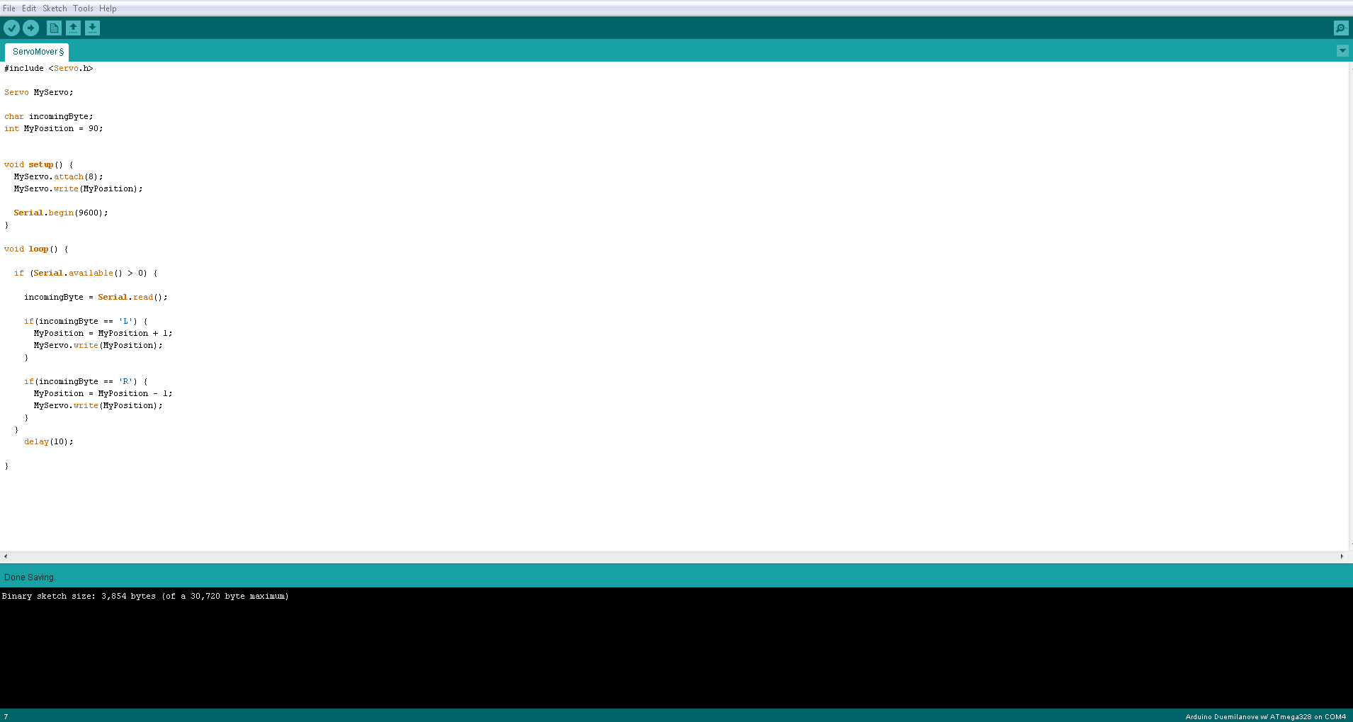 Moving a Motor Using Arduino and Serial Communcation : 7 Steps (with ...