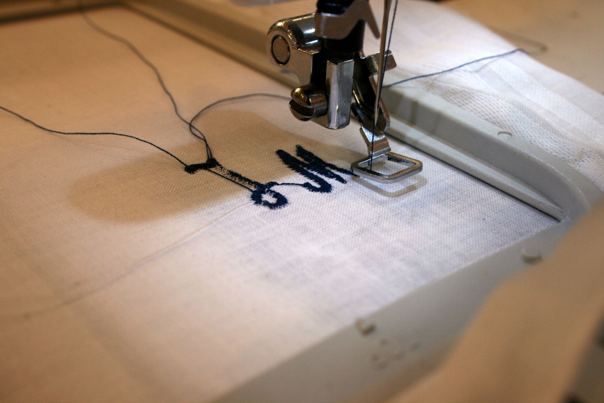 CNC Embroidery: Modern Monogram - Instructables