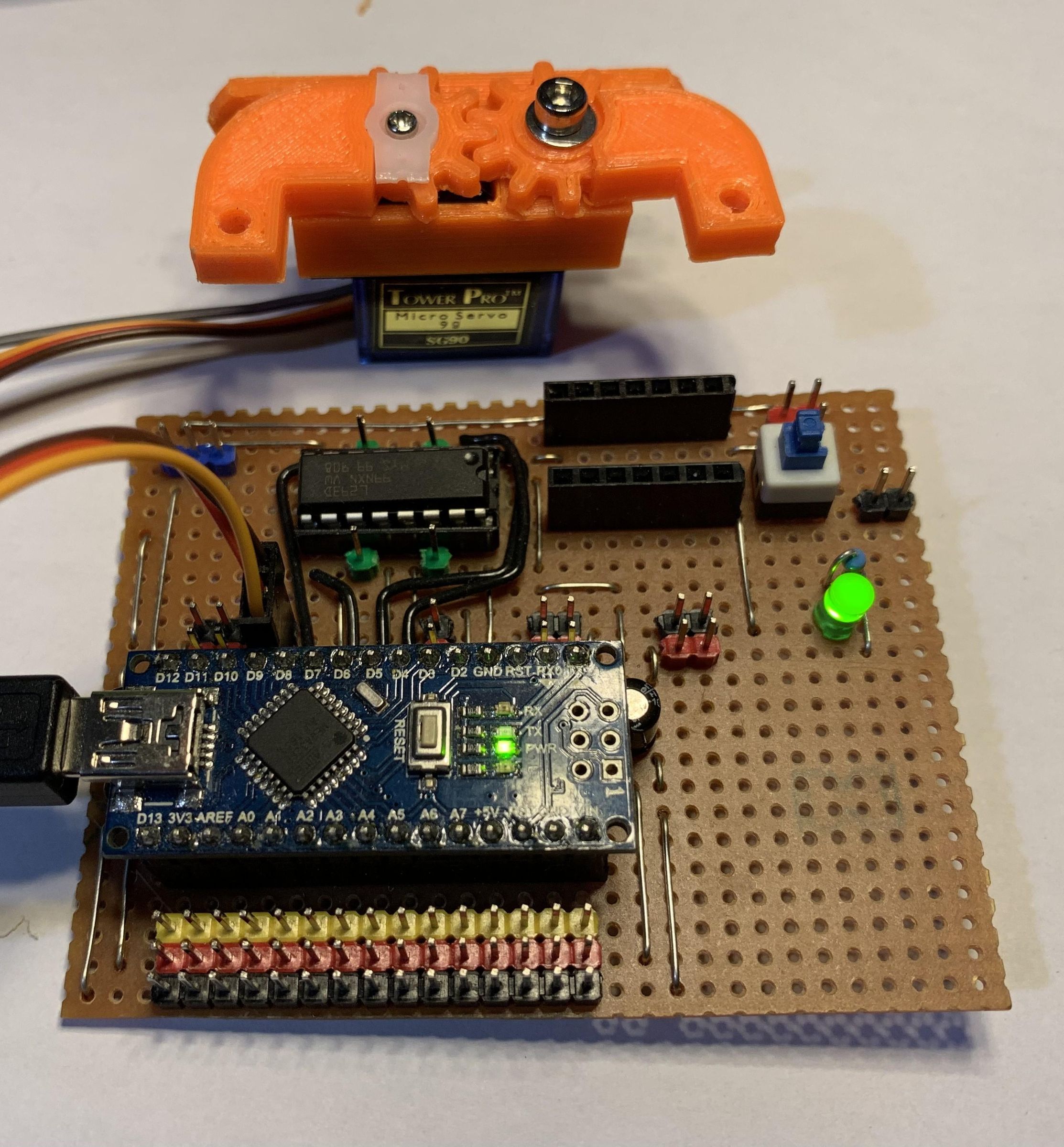 L0Cost Robot Gripper/Jaws Selection and Resistive Object Detector : 8 ...