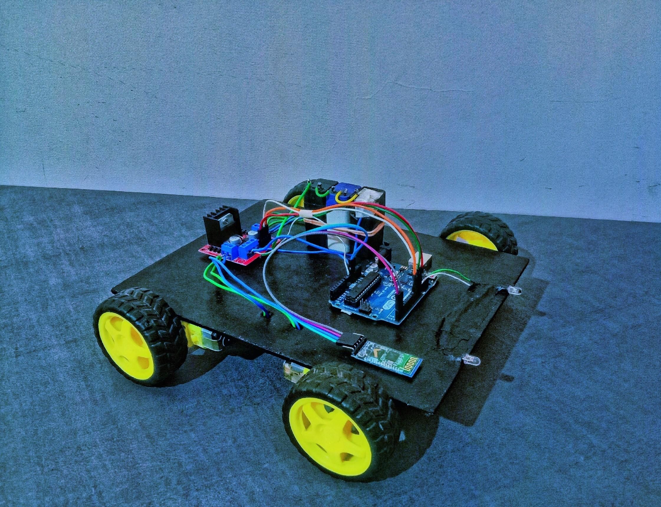 Bluetooth-Controlled Car With HC-05 Module : 11 Steps - Instructables