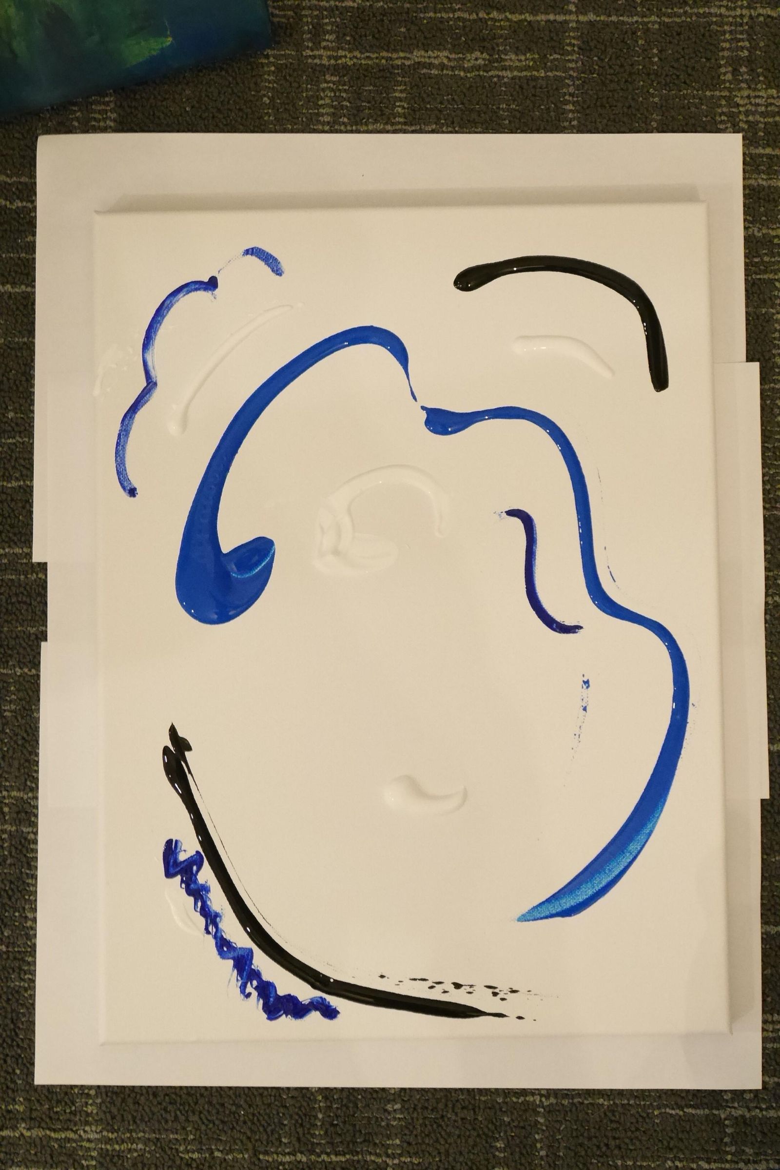 ''Scraped'' Painting -Abstract Art Painting : 4 Steps - Instructables