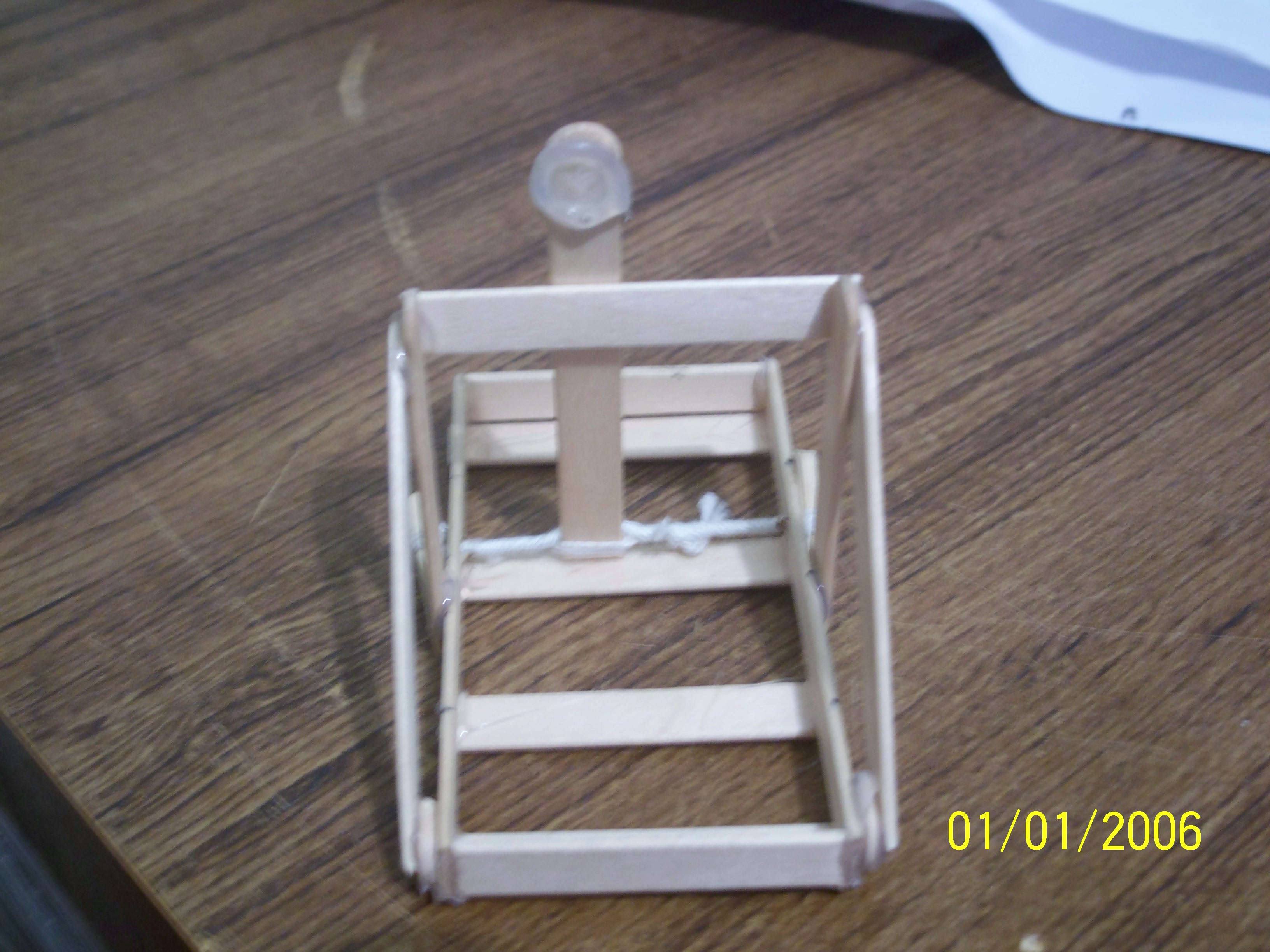 Desktop Popstick Catapult : 5 Steps - Instructables