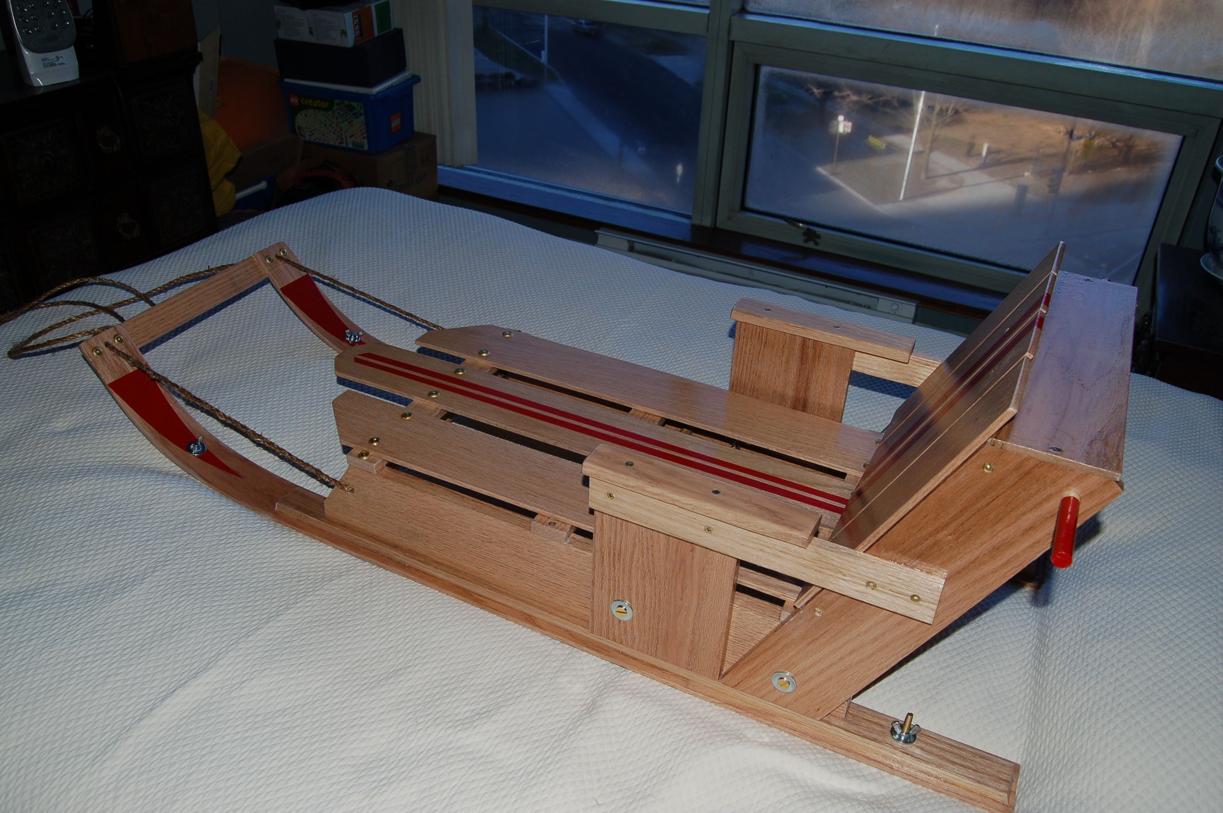Convertible Oak Child Sled - Simple Design / Basic Tools : 7 Steps ...