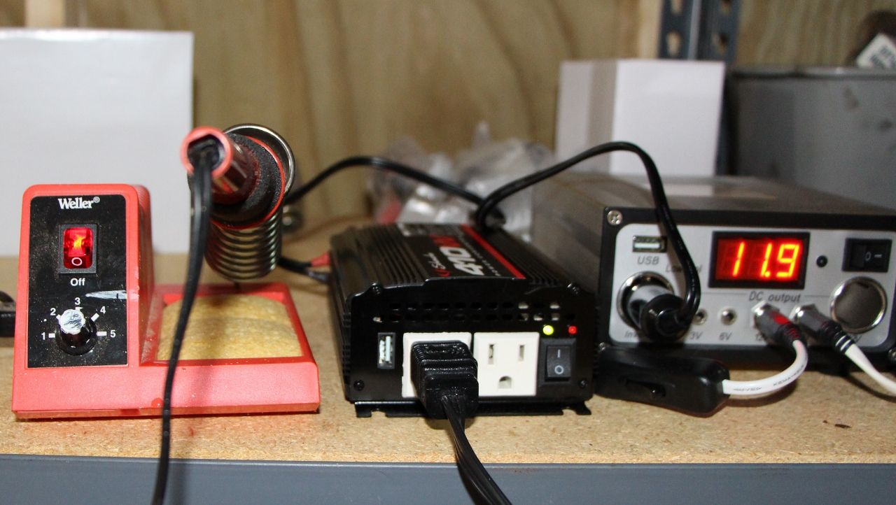 Add Solar Powered LED Lights to a Harbor Freight 45 Watt Solar Panel ...