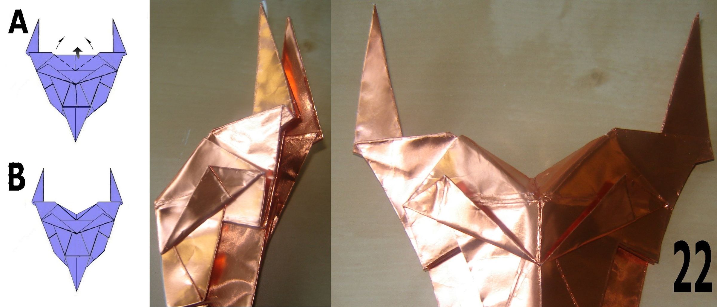 Origami Devil Mask : 8 Steps - Instructables