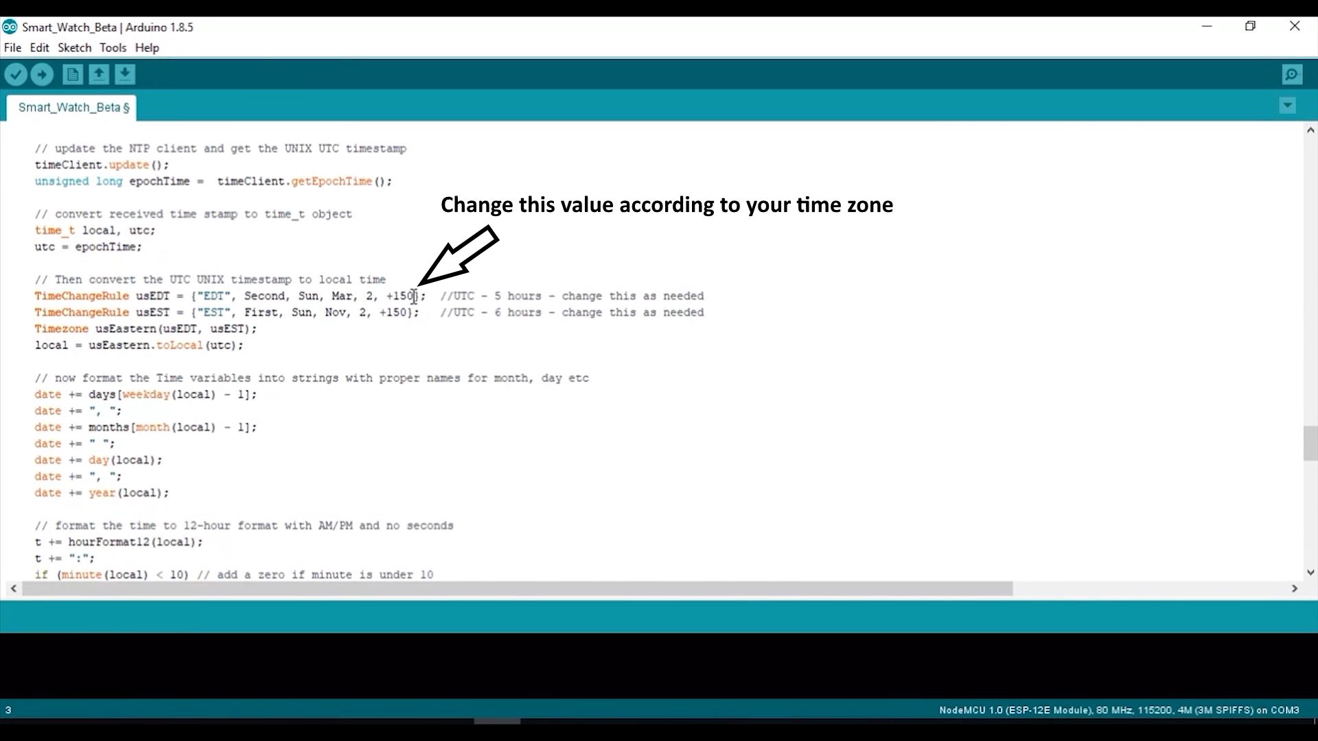 Make a DIY Smartwatch Using ESP8266 : 7 Steps (with Pictures ...