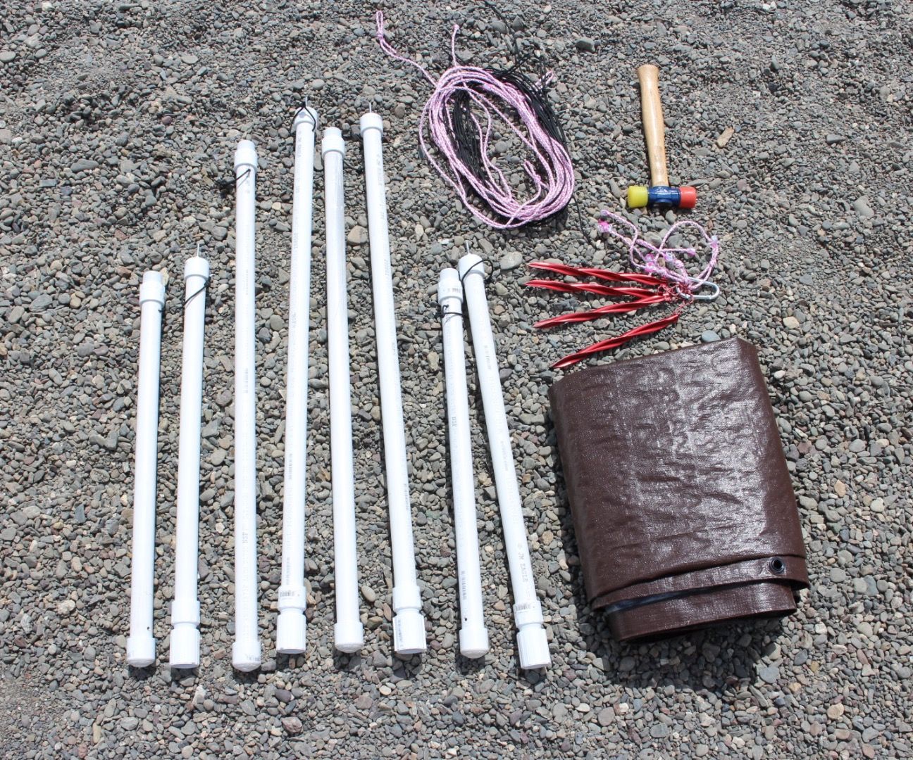 Easy Portable Beach Shelter : 5 Steps (with Pictures) - Instructables