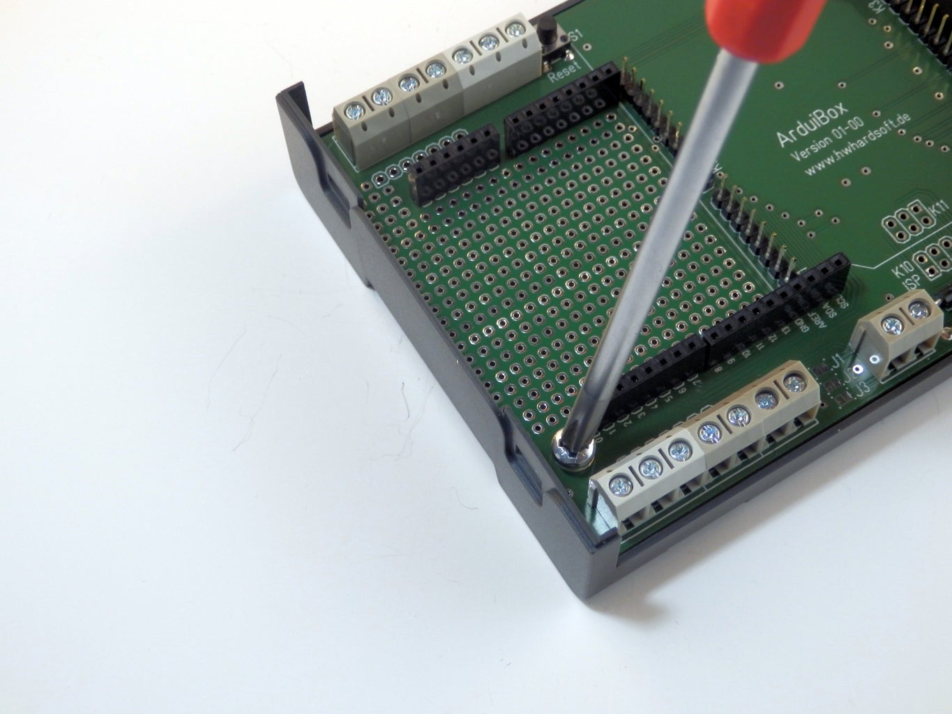 Arduino Uno Arduino 101 Din Rail Enclosure And Breadboard 9 Steps