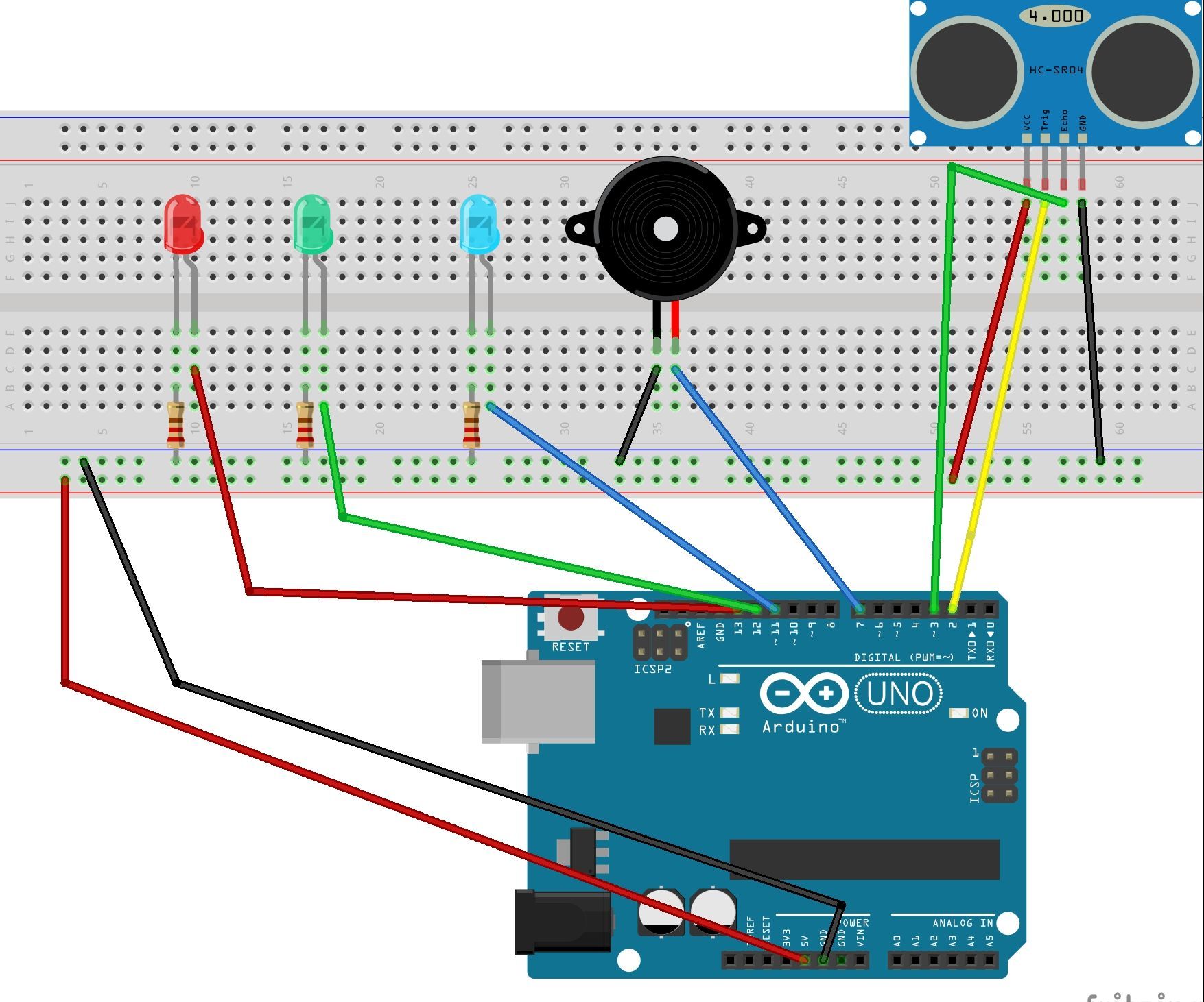 Project 2: Distance Lights : 3 Steps - Instructables
