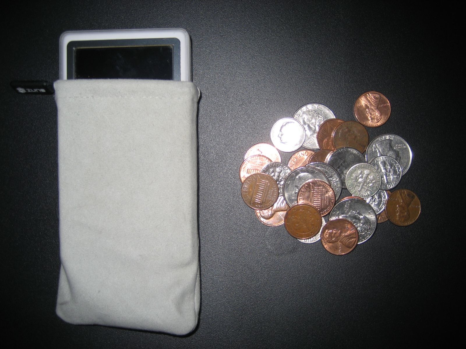 MODDING Zune Pouch Into Change Purse : 6 Steps - Instructables