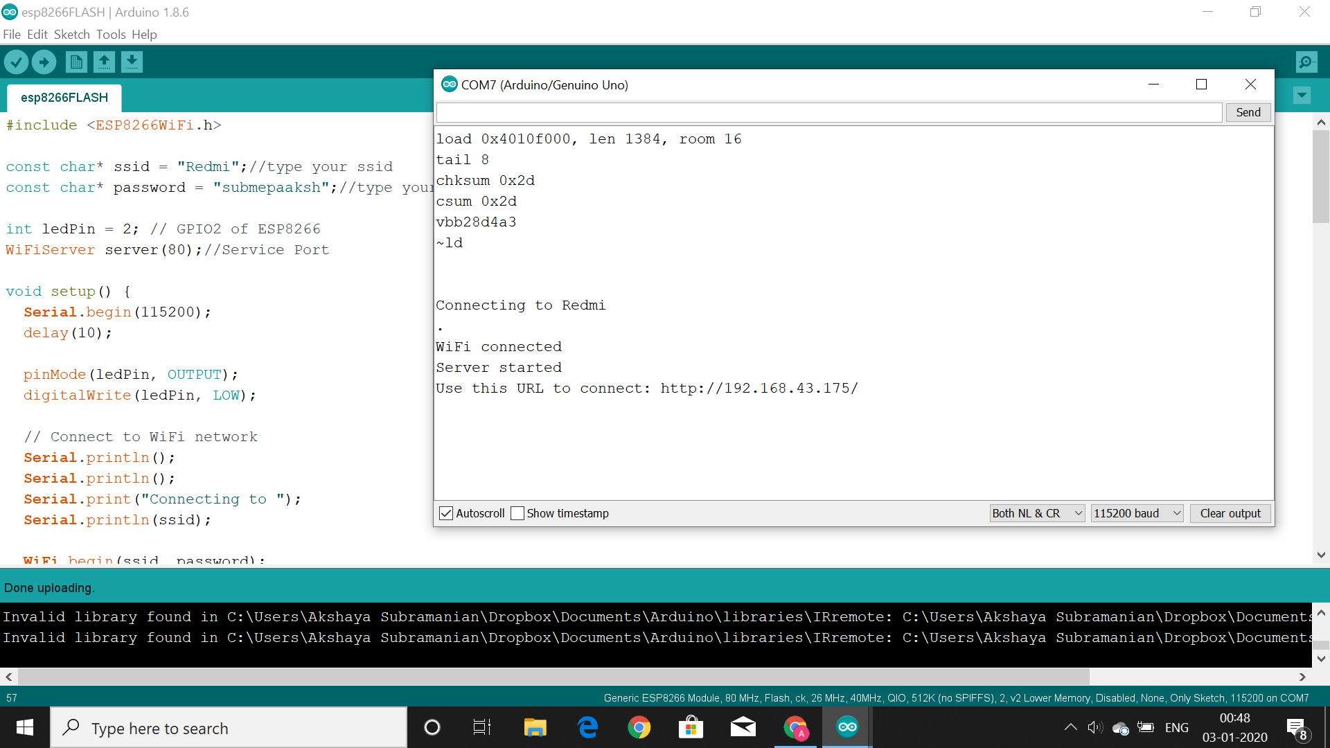 Arduino UNO + ESP8266 WiFi Module : 3 Steps - Instructables