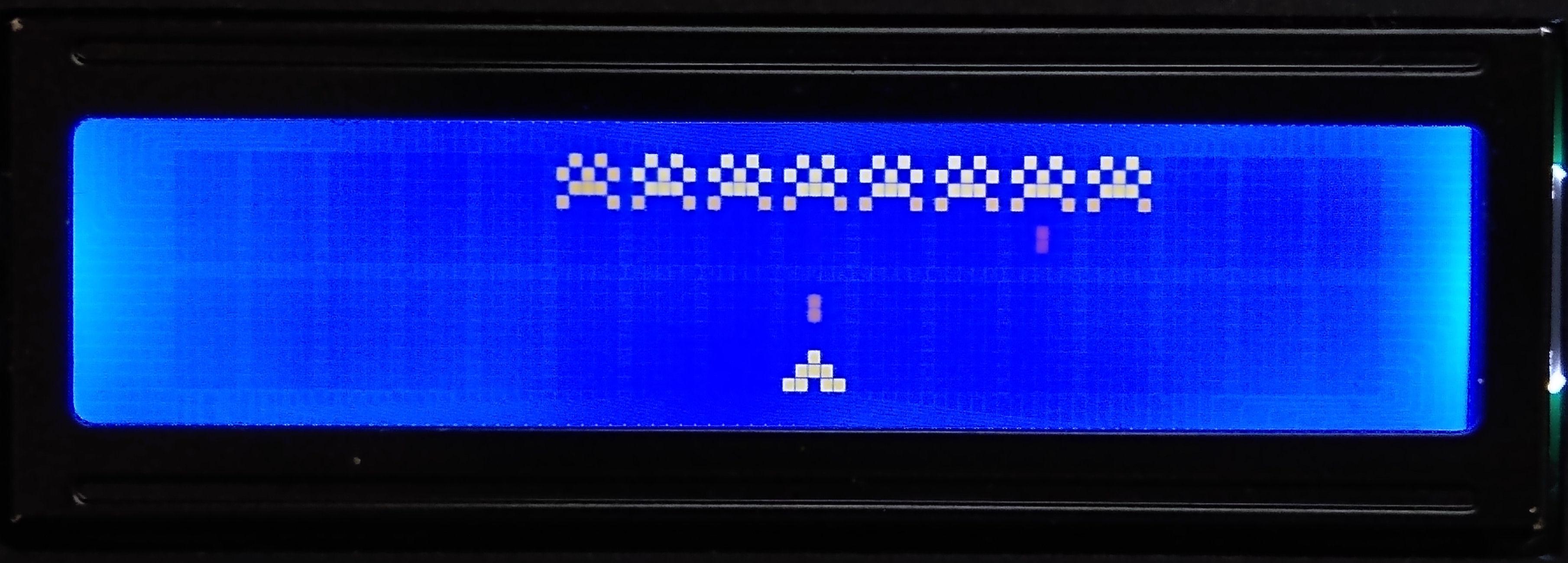 Arduino Powered Space Invaders Like Game on 1602 LCD Character Display ...