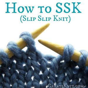 How to Slip Slip Knit (SSK) : 7 Steps - Instructables
