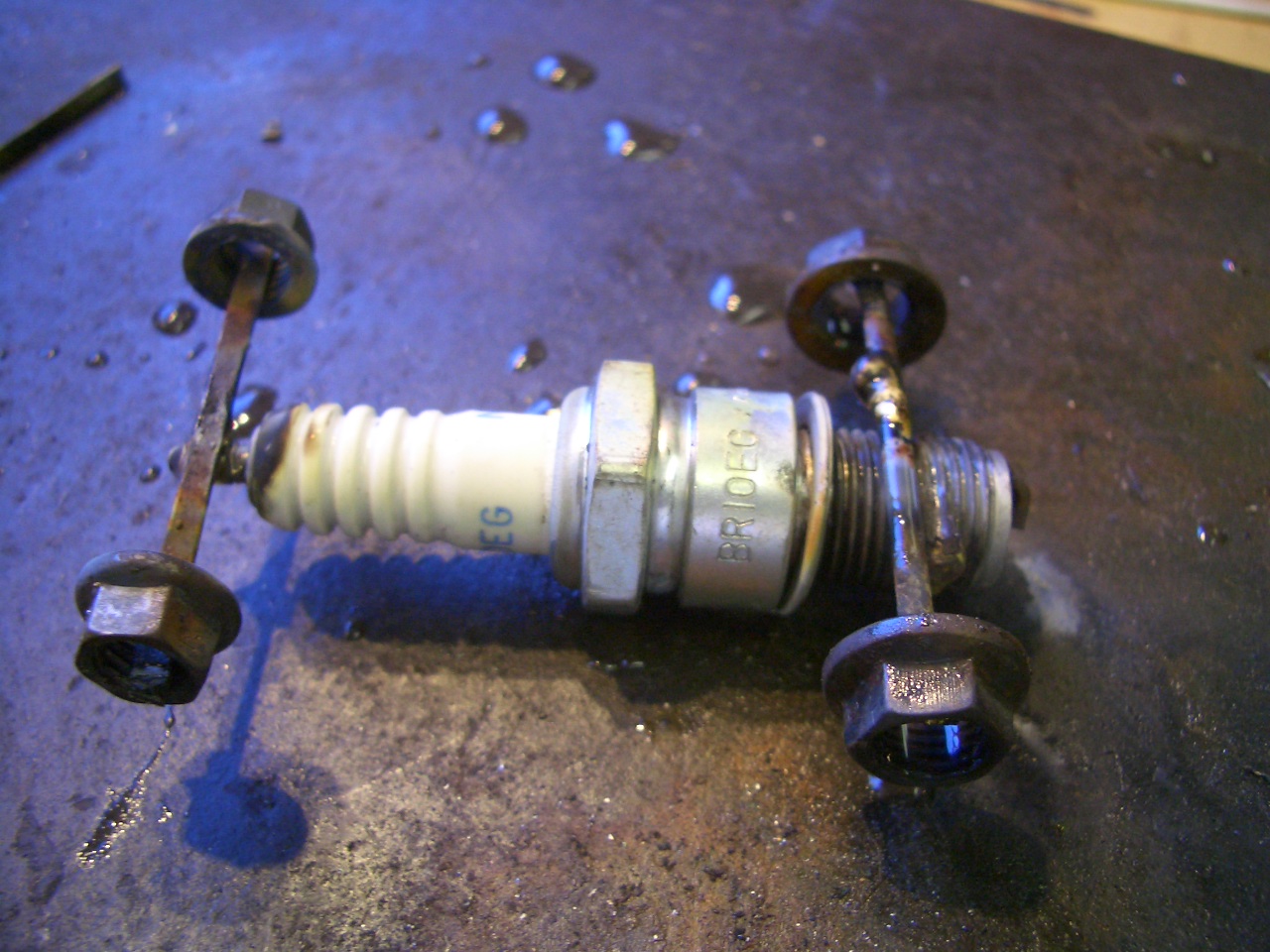 Spark Plug Race Car Paperweight : 7 Steps (with Pictures) - Instructables