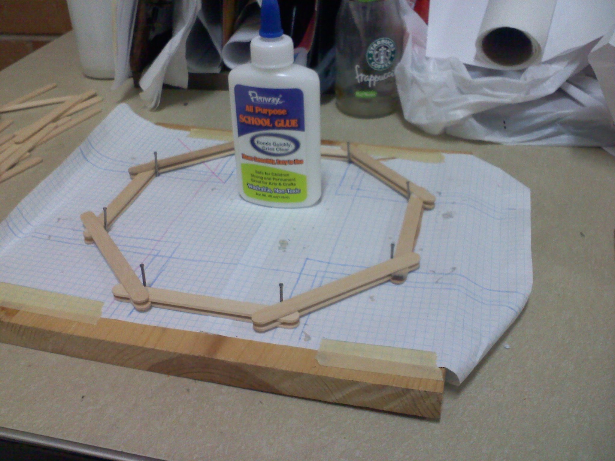 Popsicle Stick Clock : 6 Steps (with Pictures) - Instructables