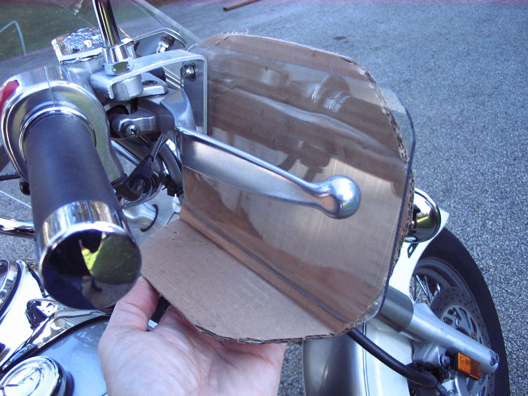 Motorcycle Hand Wind Deflectors Version 2.1 : 6 Steps - Instructables