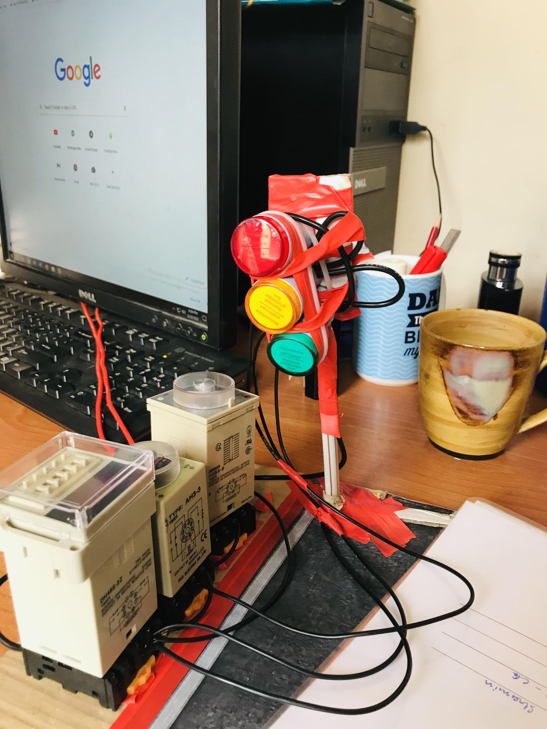 Traffic Light System by Using Timer Relays - Instructables