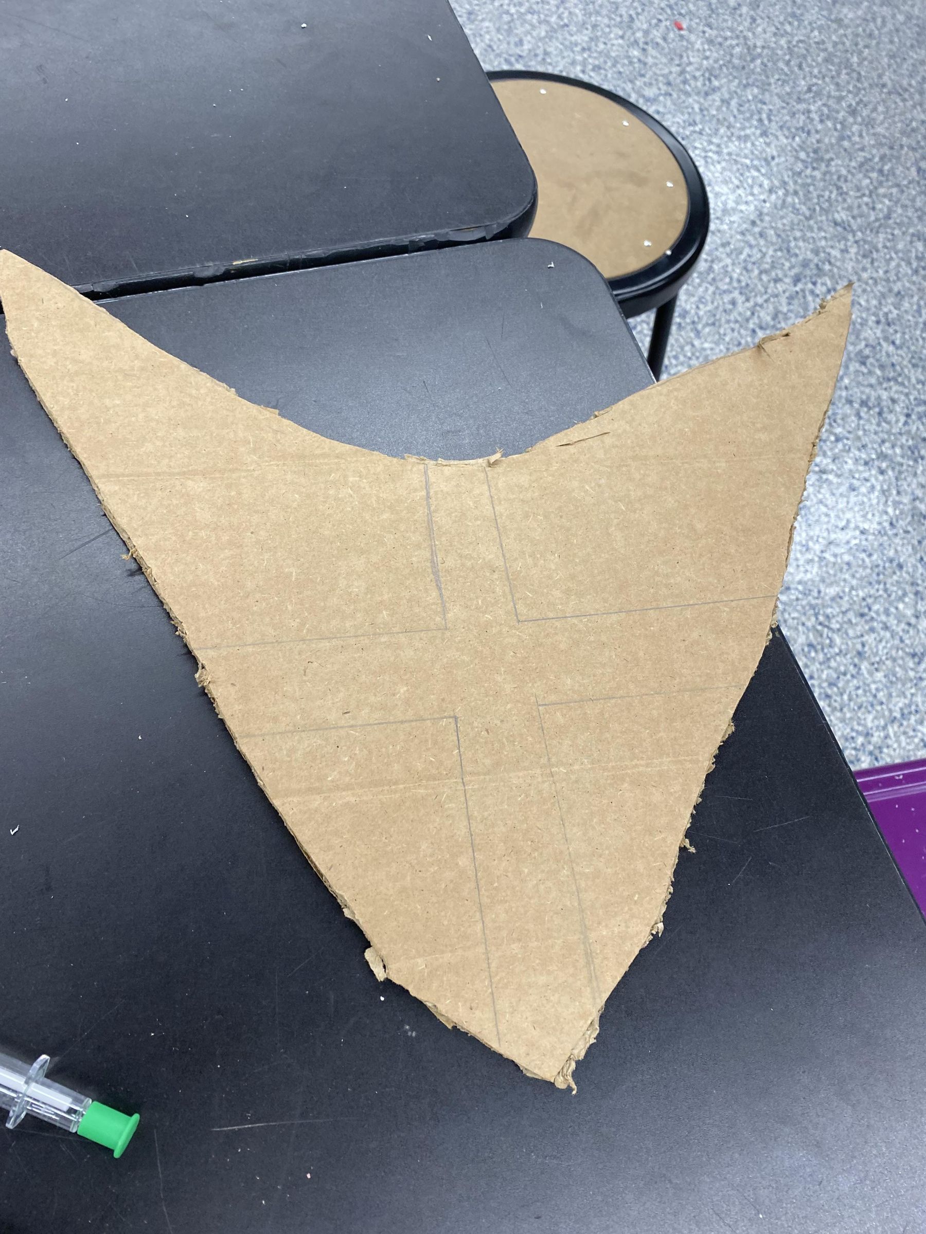 Halloween Esque Cardboard Shield : 4 Steps - Instructables