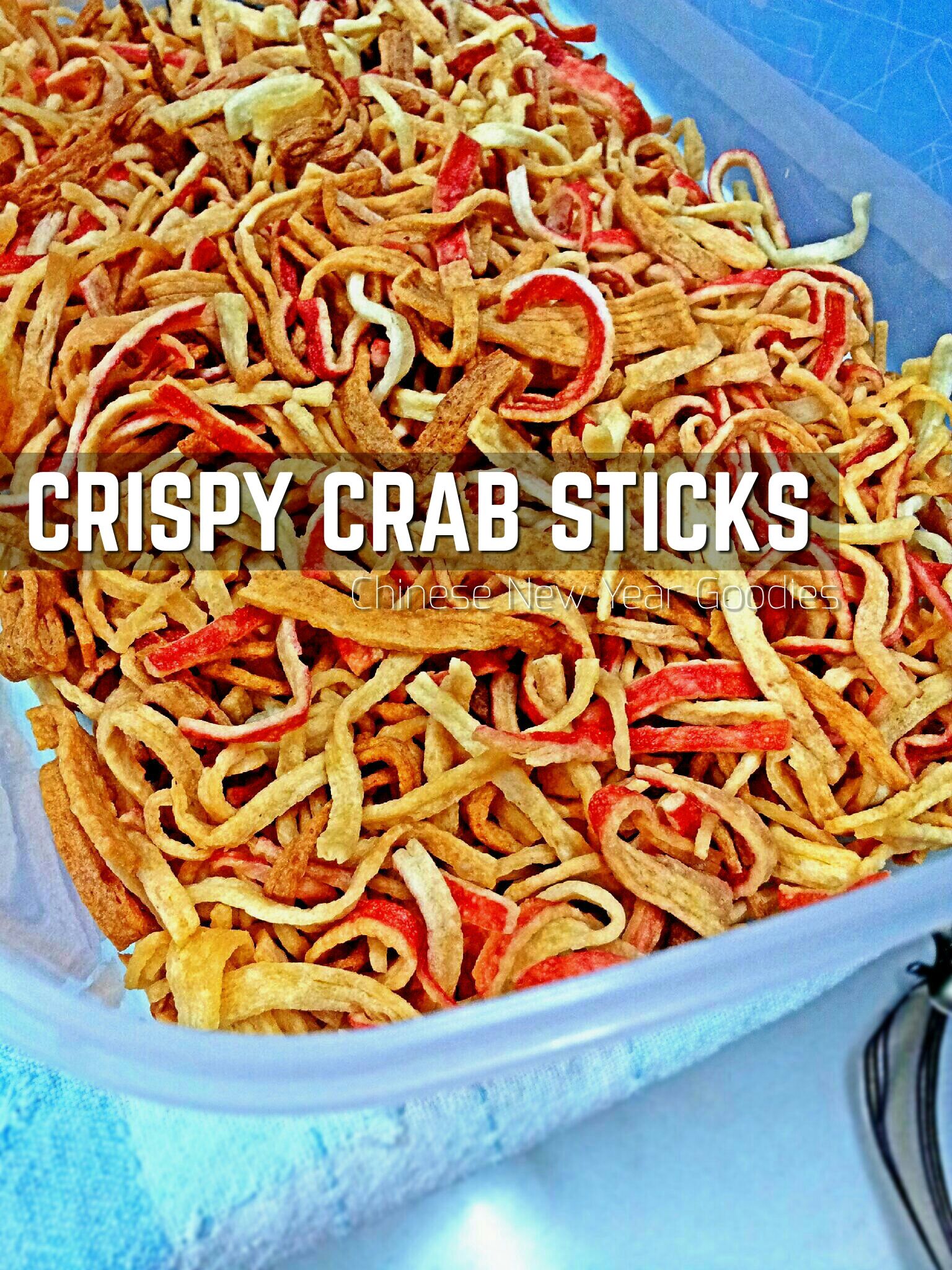 CRISPY CRAB STICKS (Filament Crab Sticks Snacks) : 6 Steps (with ...