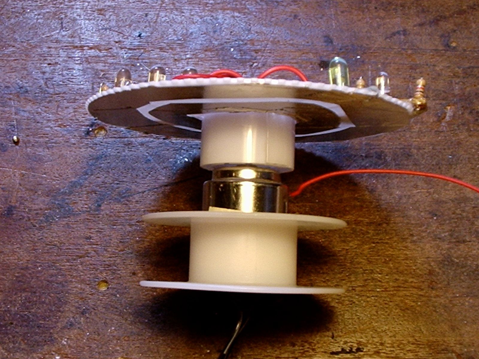 How to Build This Amazing Spinning Rainbow Light Wheel!!! : 10 Steps ...