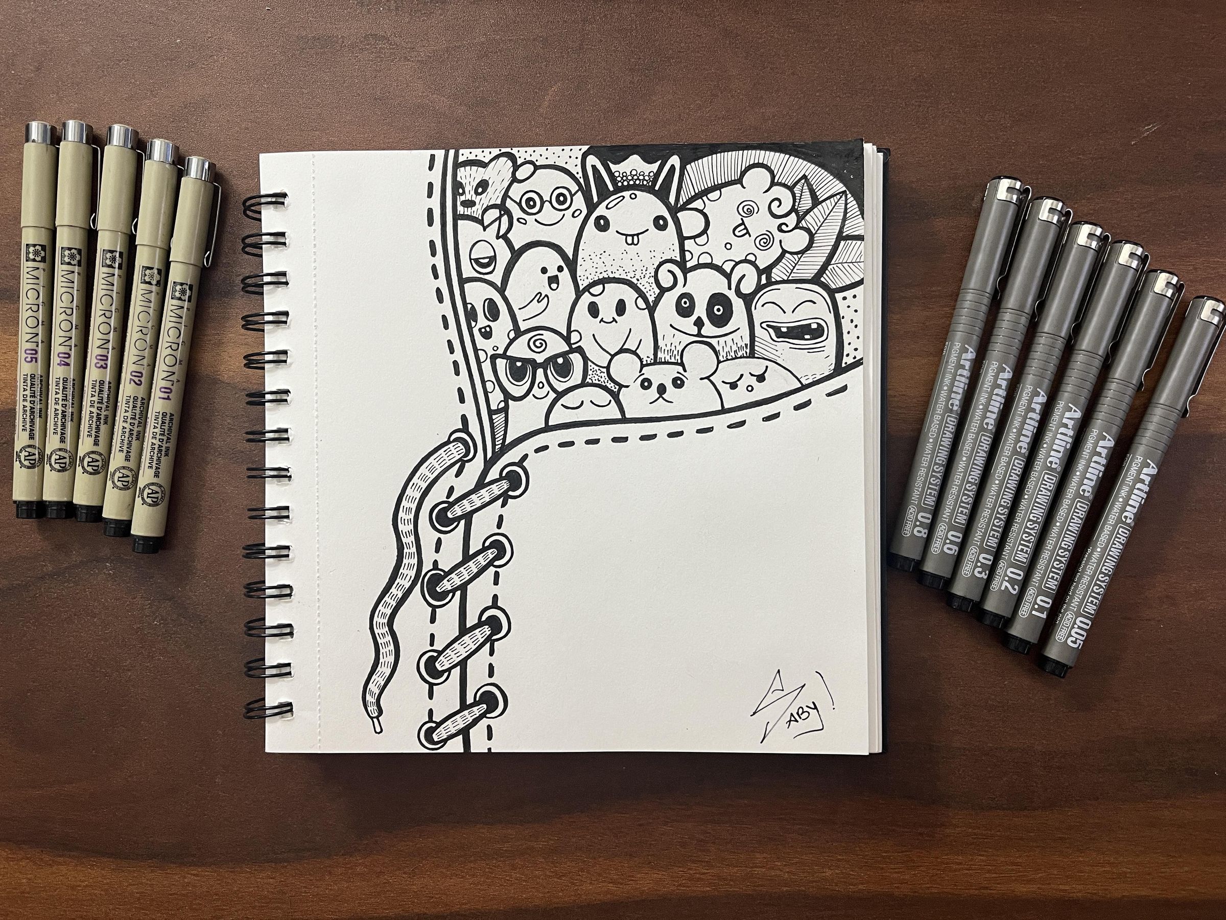 Cool Binder Doodles