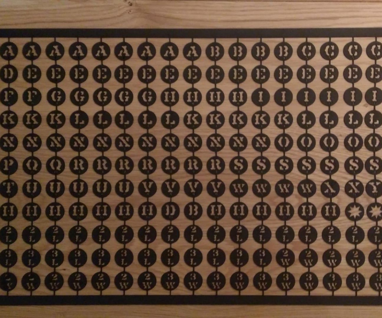 Scrabble Tiles With Laser Cutter : 5 Steps - Instructables