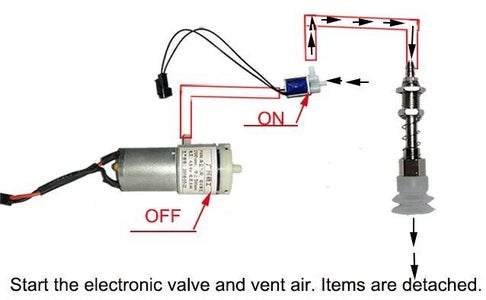 How to Control Vacuum Pump Air Pump Suction for Robotic Arm : 6 Steps ...