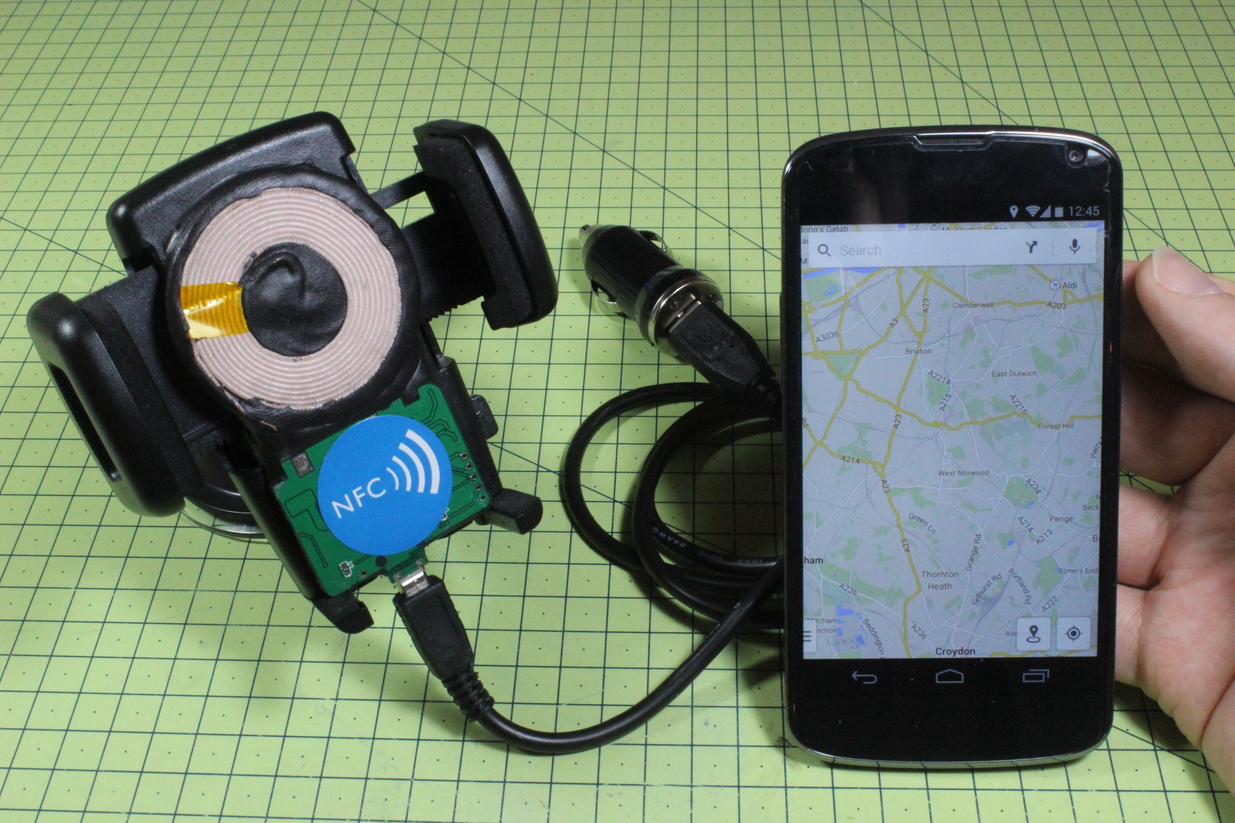 DIY Wireless Charger + NFC Dock for Your Car : 7 Steps (with Pictures ...