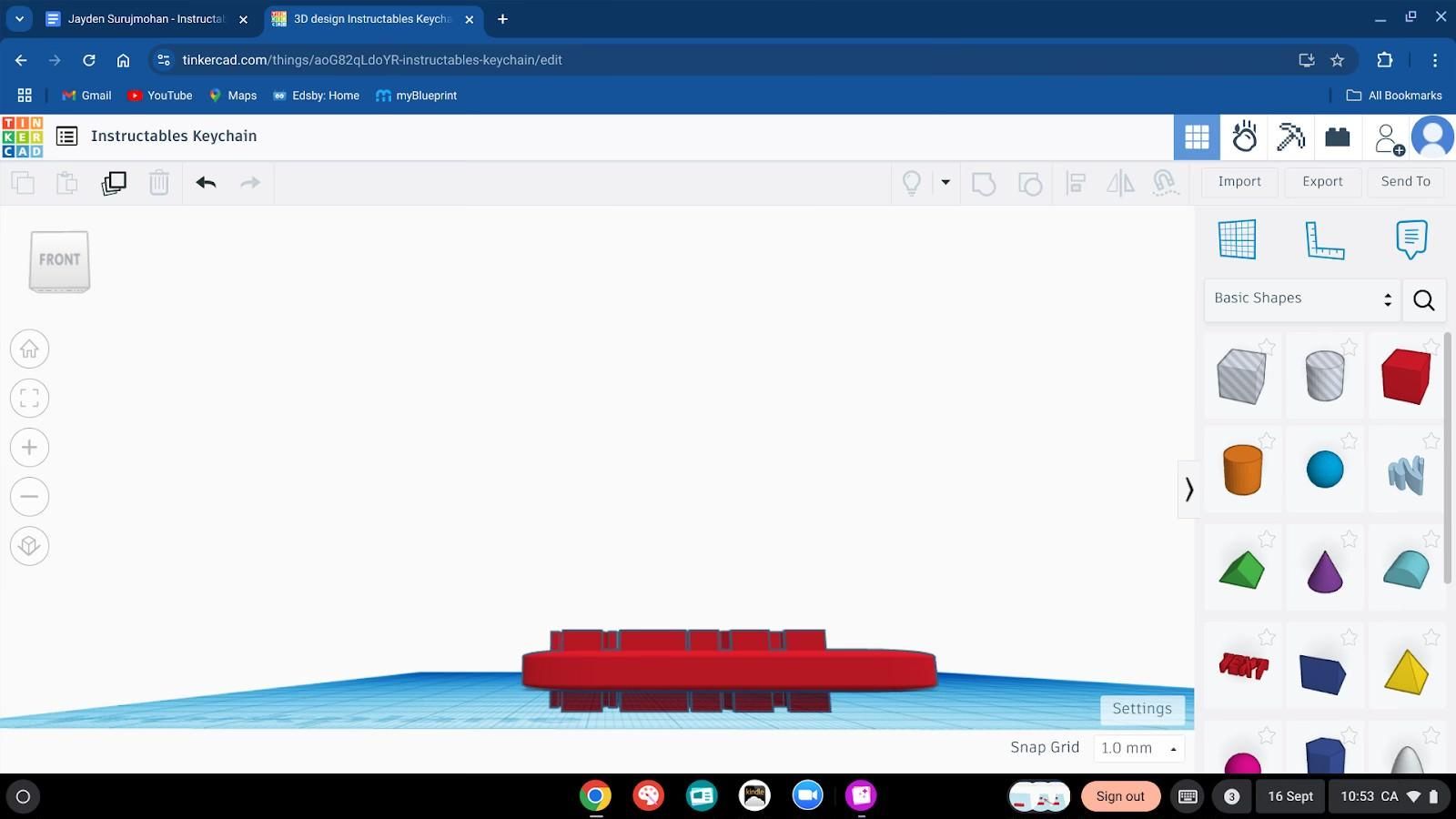 How to Make a 3D Printed Keychain Using Tinkercad! : 21 Steps (with ...
