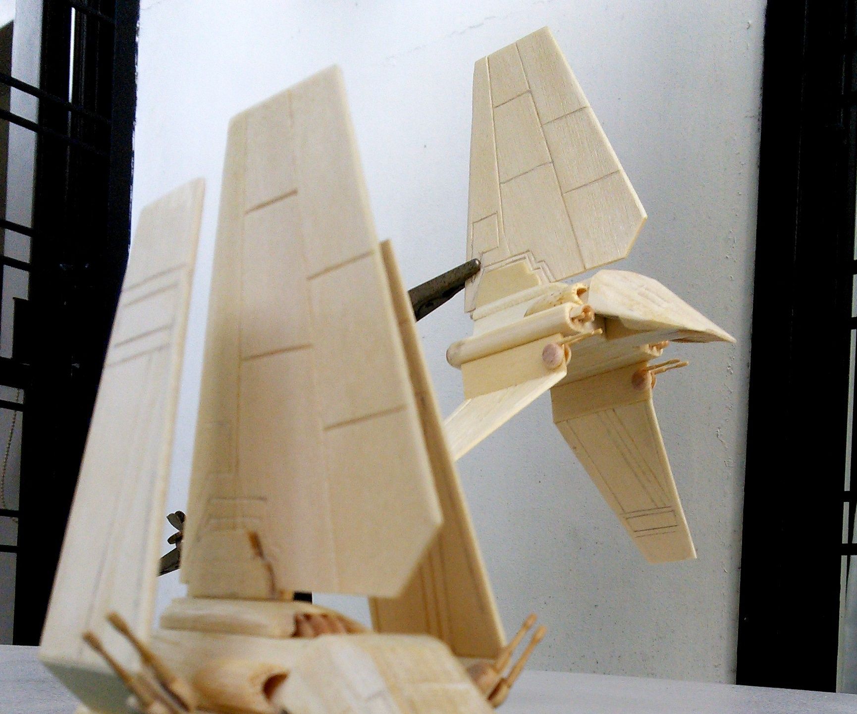 (Not So) Mini Lambda-Class Imperial Shuttle Popsicle Stick Model : 8 ...