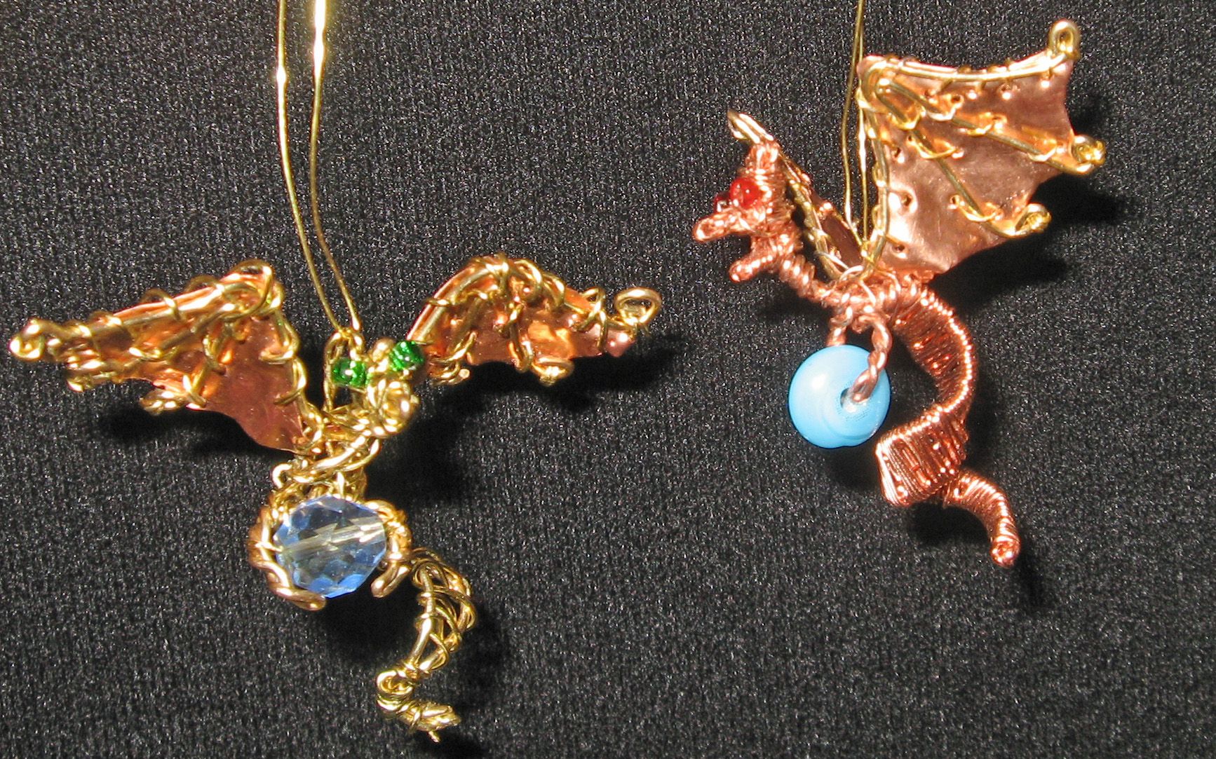 Wire-wrap Dragon Pendant With Foil Wings : 8 Steps (with Pictures ...
