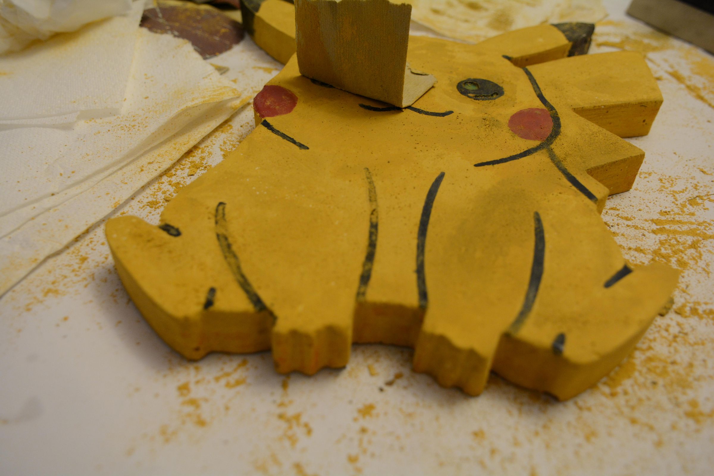Pikachu Serving Plate - Coloured Concrete : 9 Steps (with Pictures ...