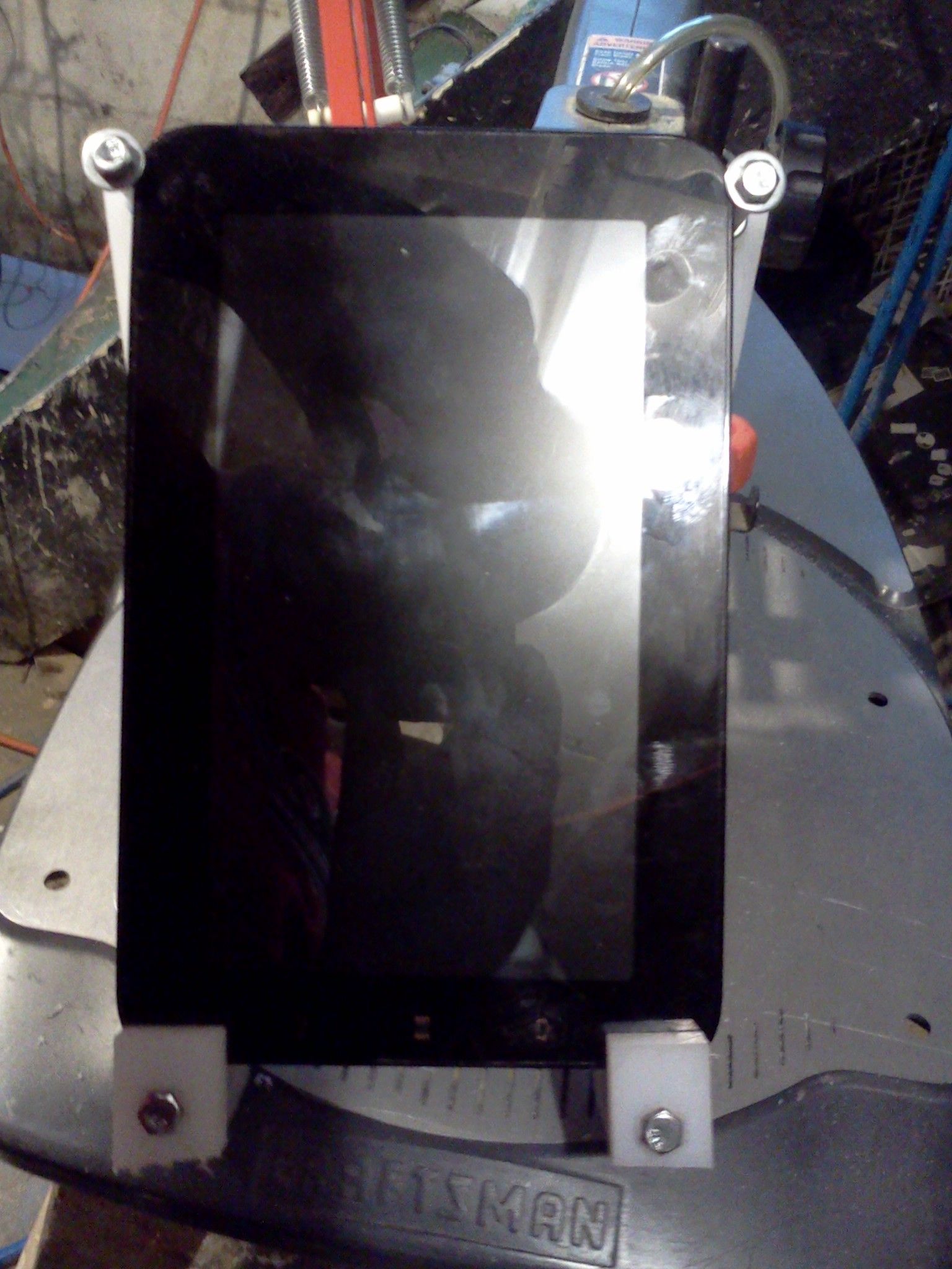 Zero Gravity Tablet or Ereader Floor Stand From Balanced Arm Lamp ...