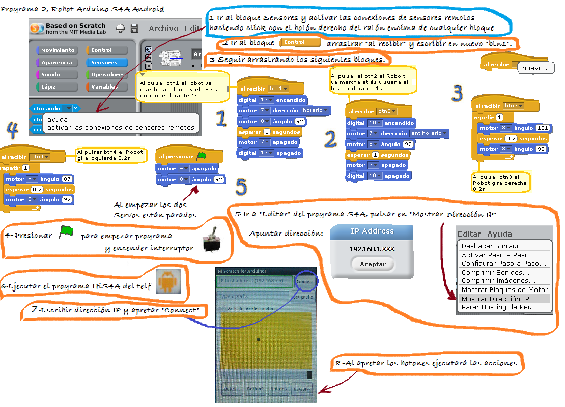Robot Arduino 4x2 Scratch S4A Map - Instructables