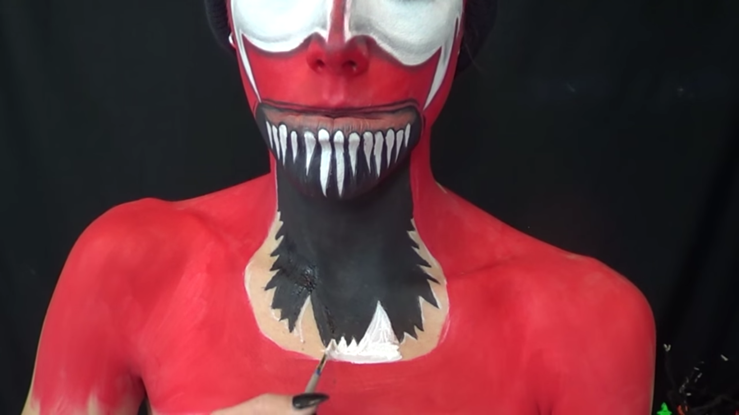 Carnage Face Paint