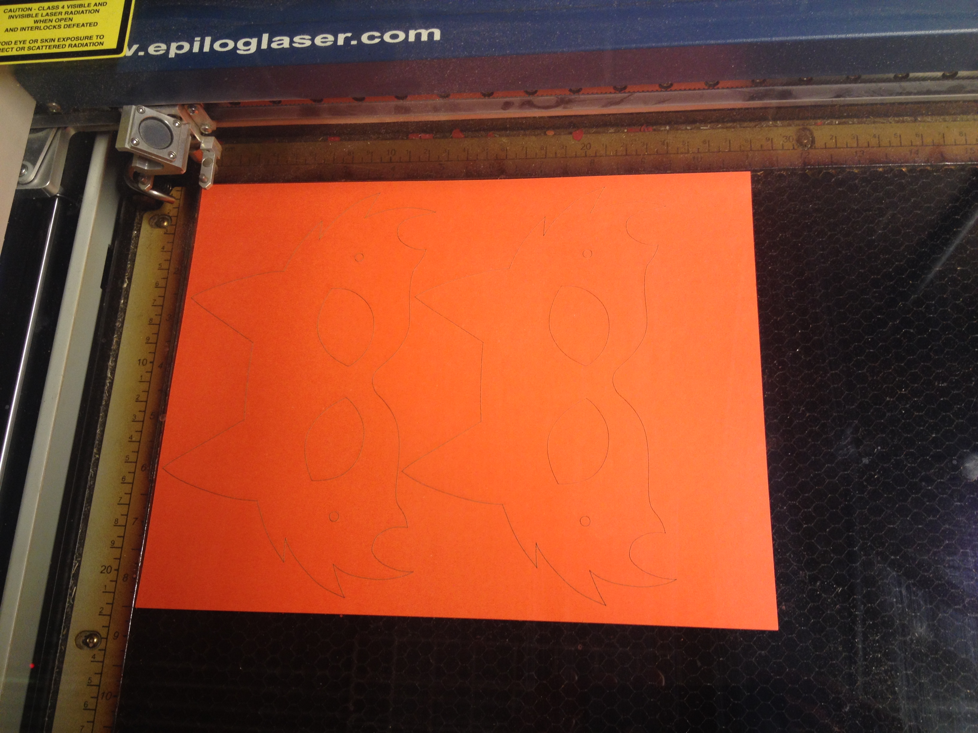 Laser Tips 2: Laser-Cut Paper Halloween Masks : 5 Steps (with Pictures ...