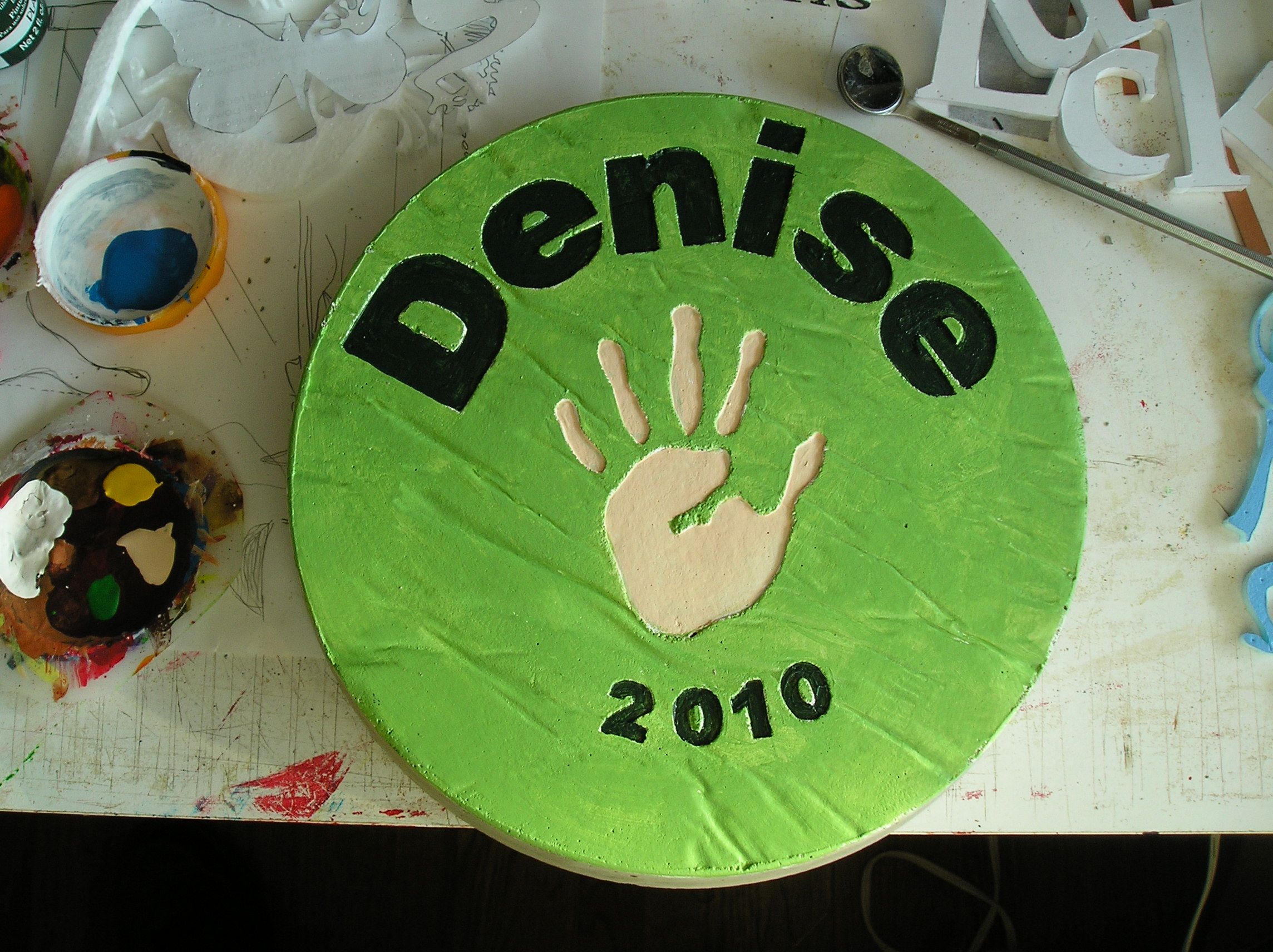 Making "Forever" Hand Print Stones : 9 Steps - Instructables