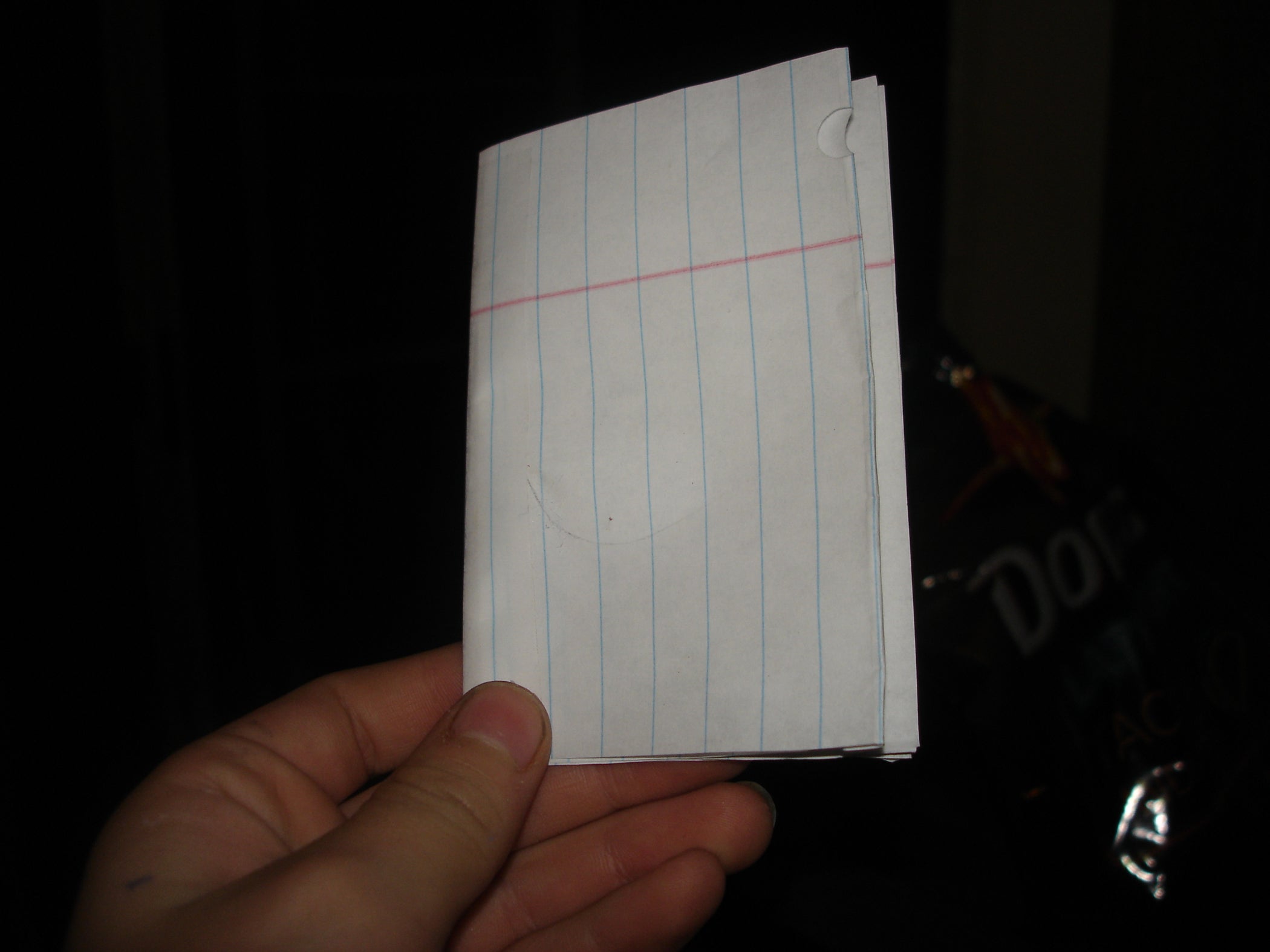 How To Make A Mini Paper Booklet