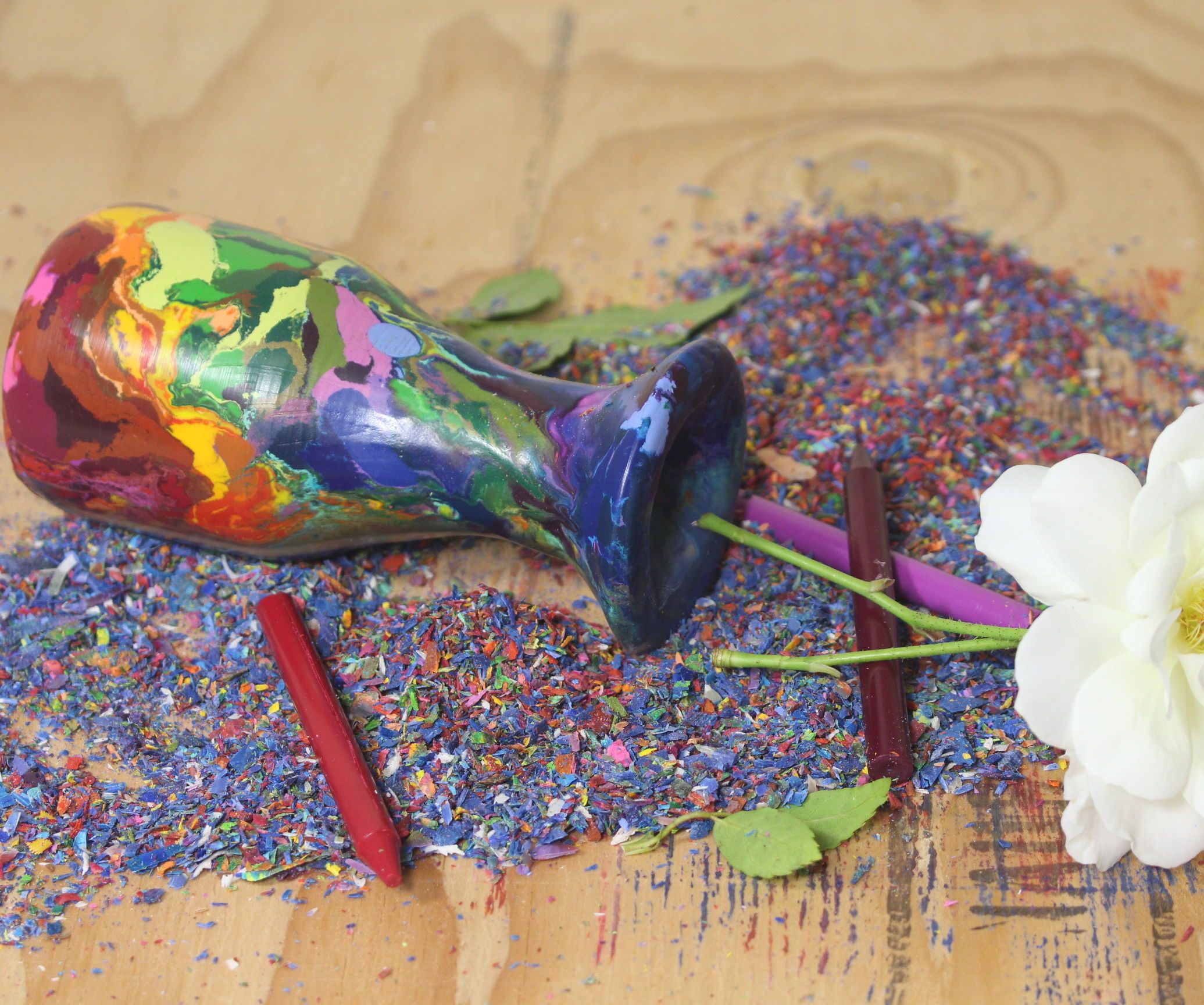 Rainbow Bud Vase : 4 Steps (with Pictures) - Instructables