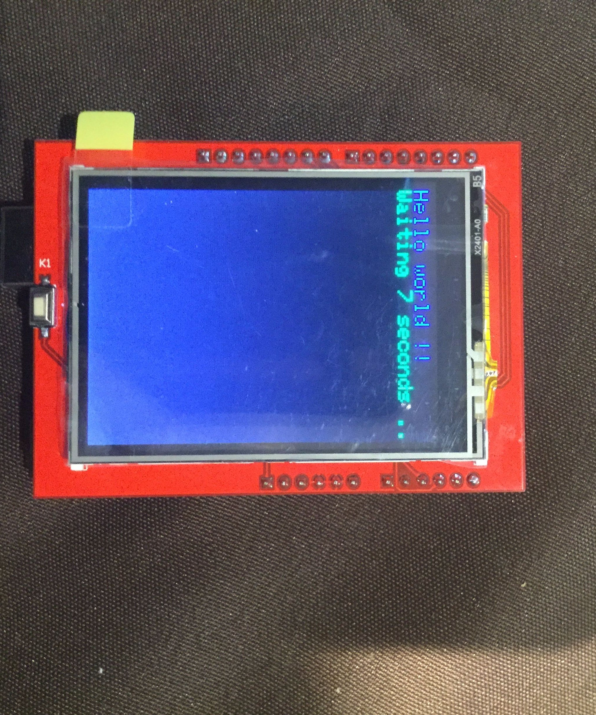 Arduino Tft Basic Text With Pictures Instructables
