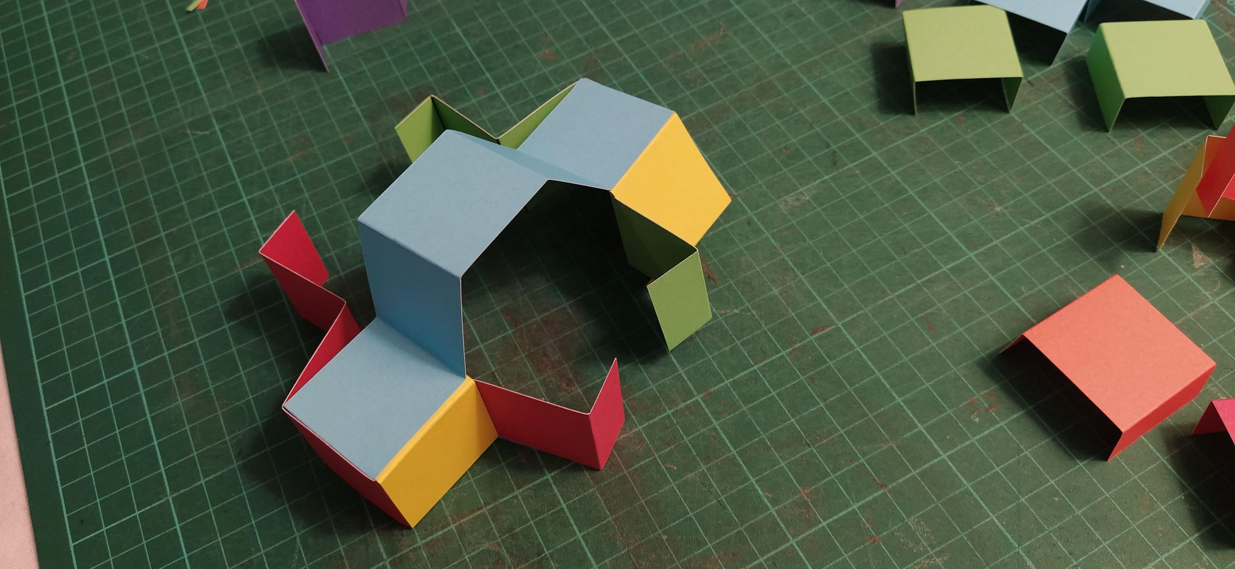 Rainbow Colored 3D Paper Cross : 5 Steps (with Pictures) - Instructables