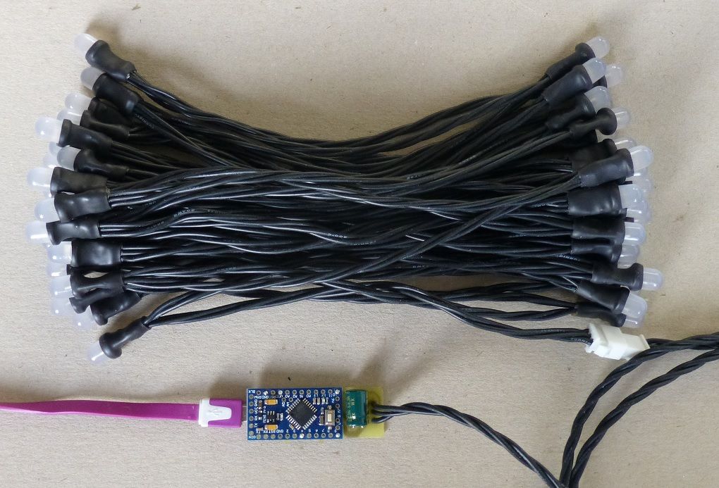 Magic Rainbow Xmas/Party Lights - NeoPixel, Arduino : 5 Steps (with Pictures) - Instructables