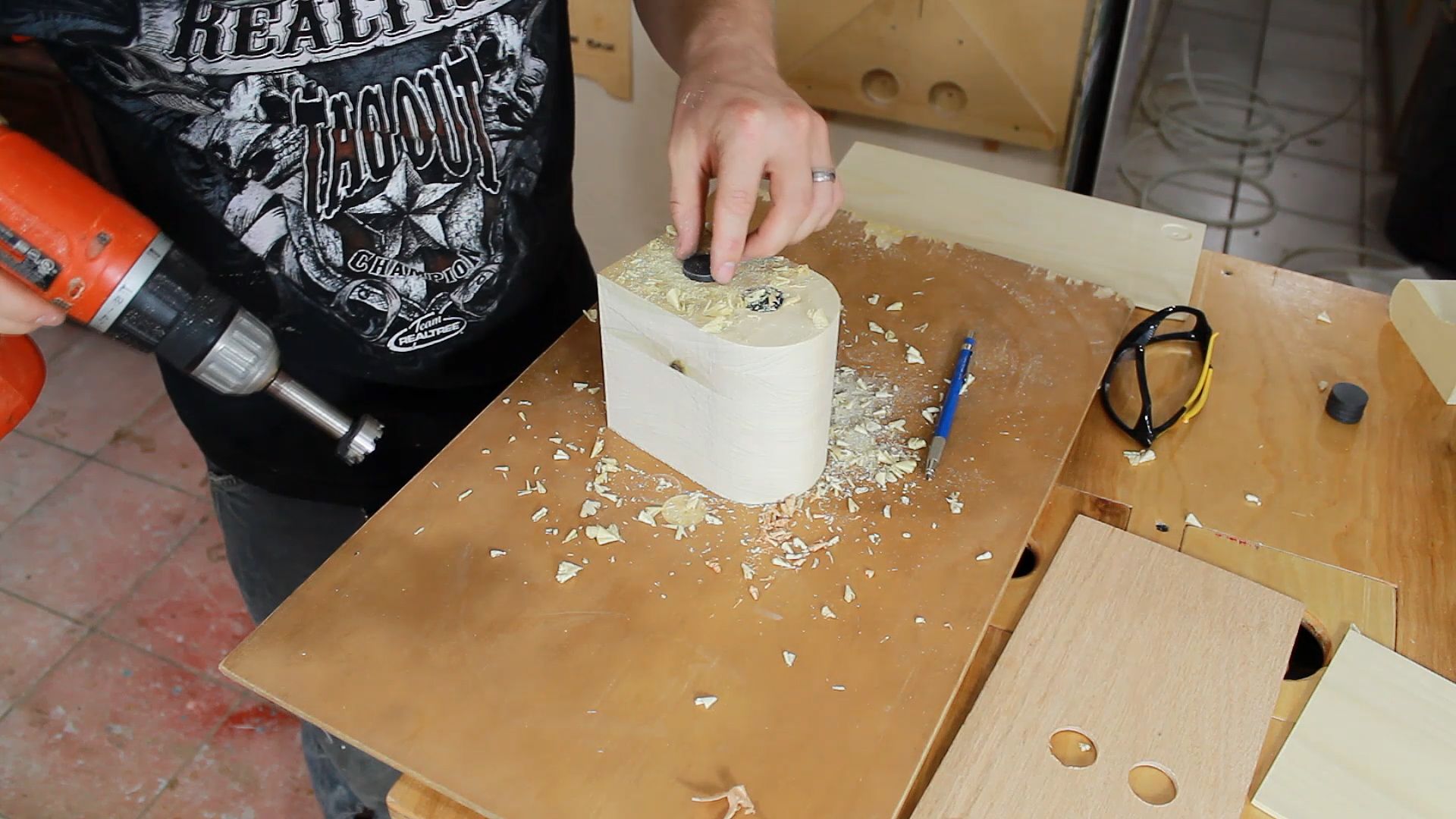Bandsaw Box Clock With Hidden Storage : 8 Steps (with Pictures ...