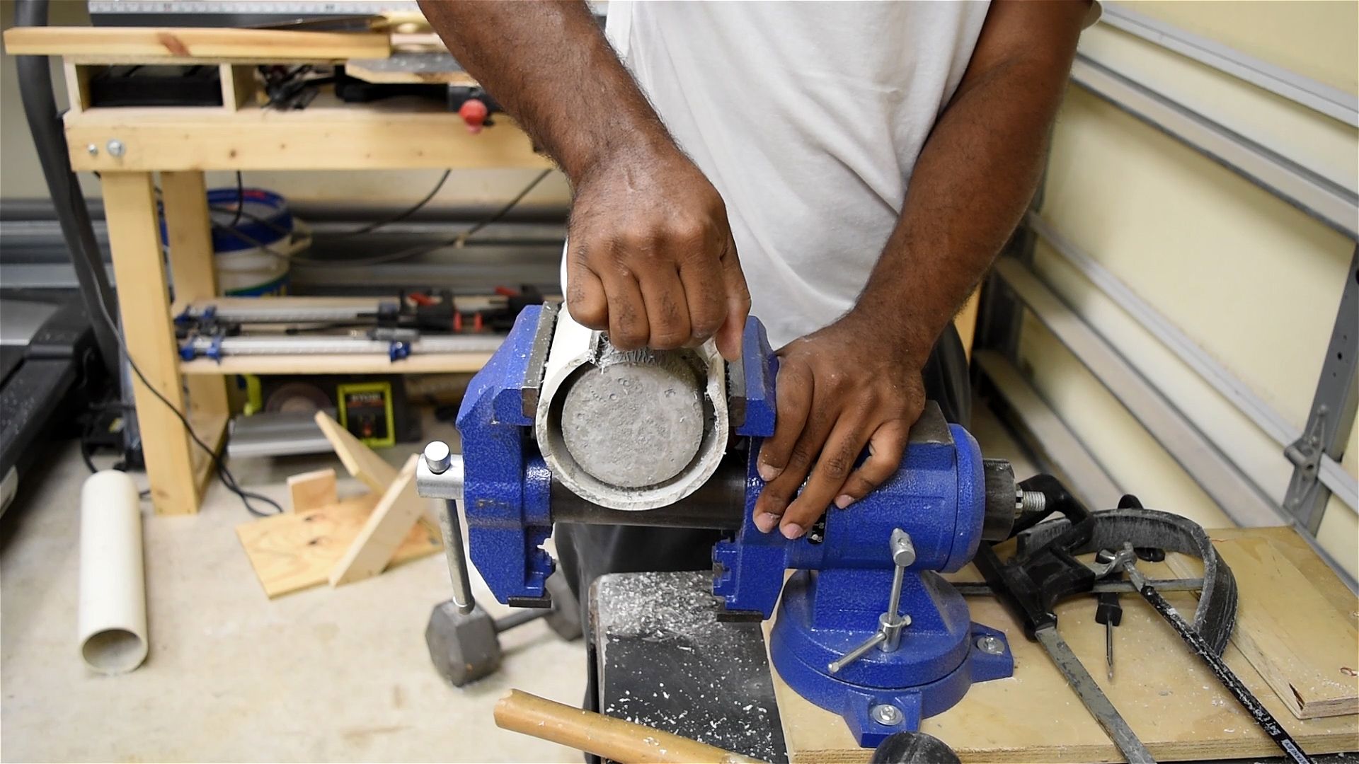 DIY Concrete Lamp - LED String Light : 9 Steps (with Pictures ...